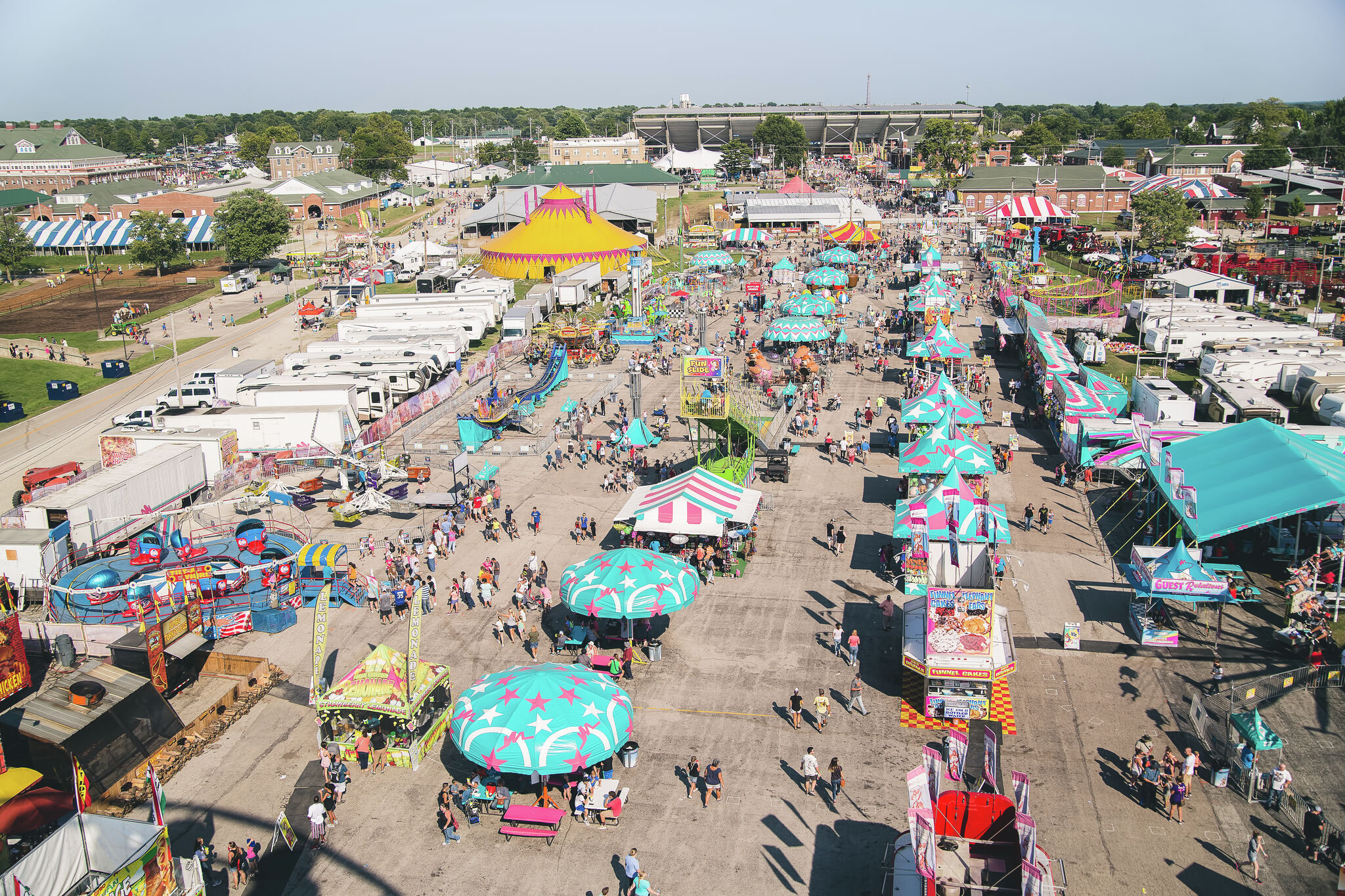 State fair attendance down in Springfield, up in Du Quoin