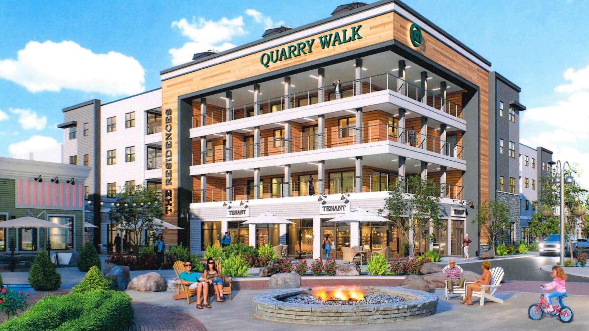 Quarry Walk Oxford adds apartments as developer plans CT expansion