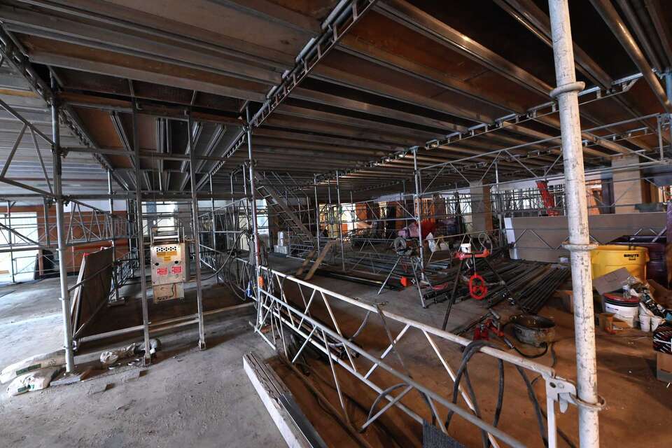 How are renovations going at the Troy Savings Bank Music Hall?
