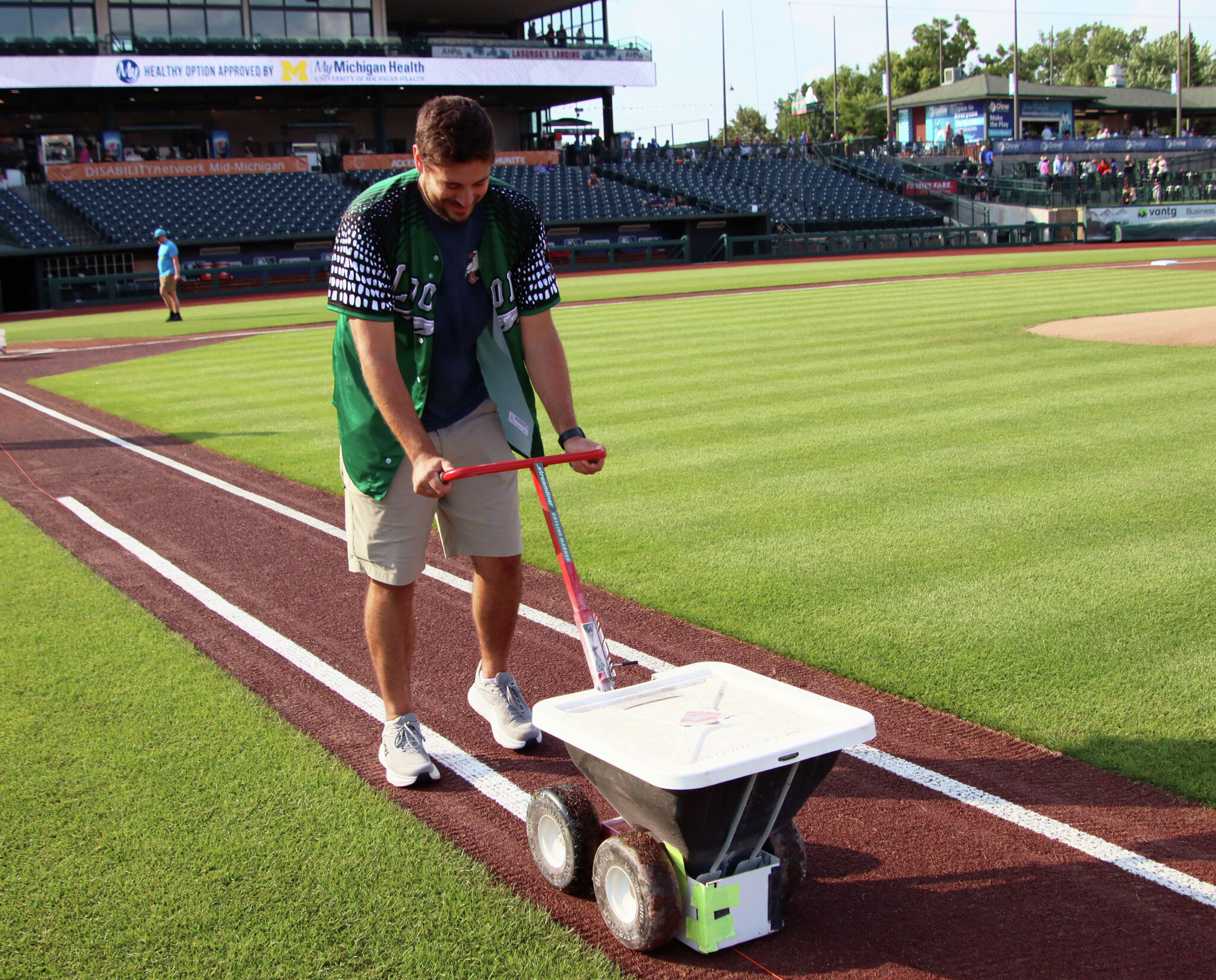Tending the Diamond with the Great Lakes Loons Groundskeeping Crew
