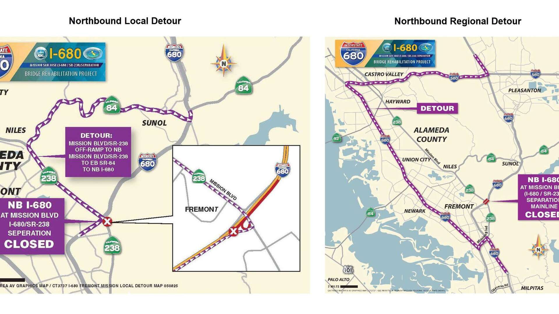 Caltrans to close a portion of a major East Bay highway for repair