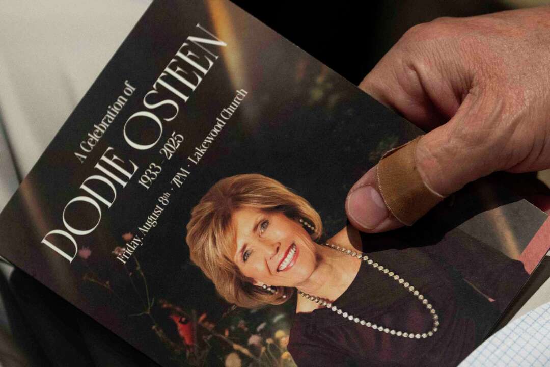 Houston mourns Dodie Osteen at packed Lakewood Church memorial