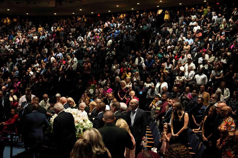Houston mourns Dodie Osteen at packed Lakewood Church memorial
