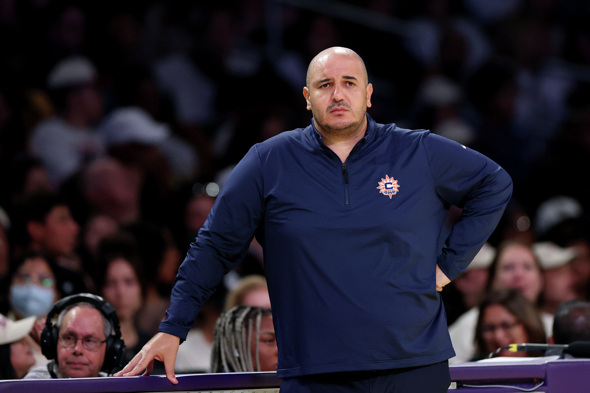 How new CT Sun coach Rachid Meziane is adjusting to WNBA