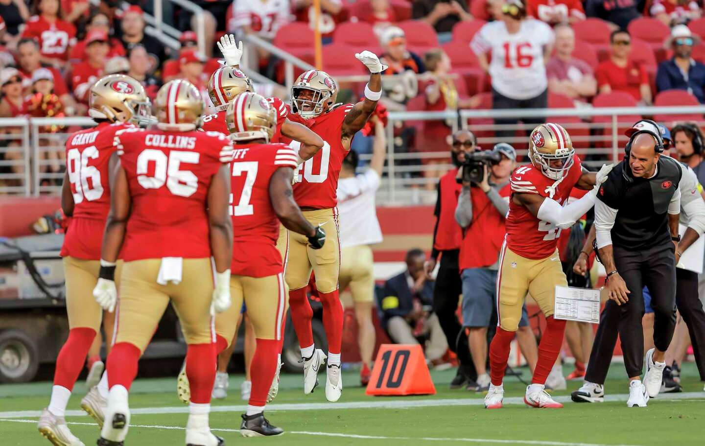 Saleh effect on display as 49ers’ 2nd-string stalls Bo Nix-led Broncos