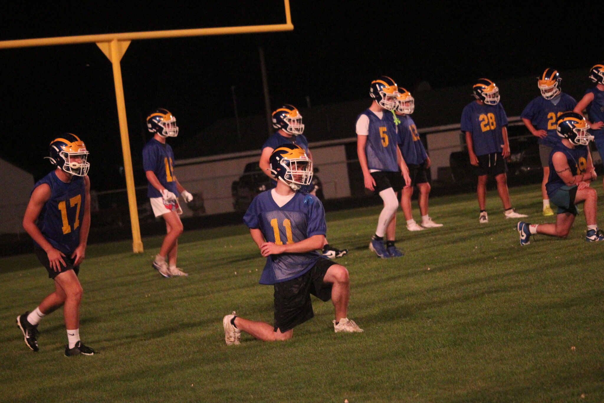 Evart kicks off football season at midnight