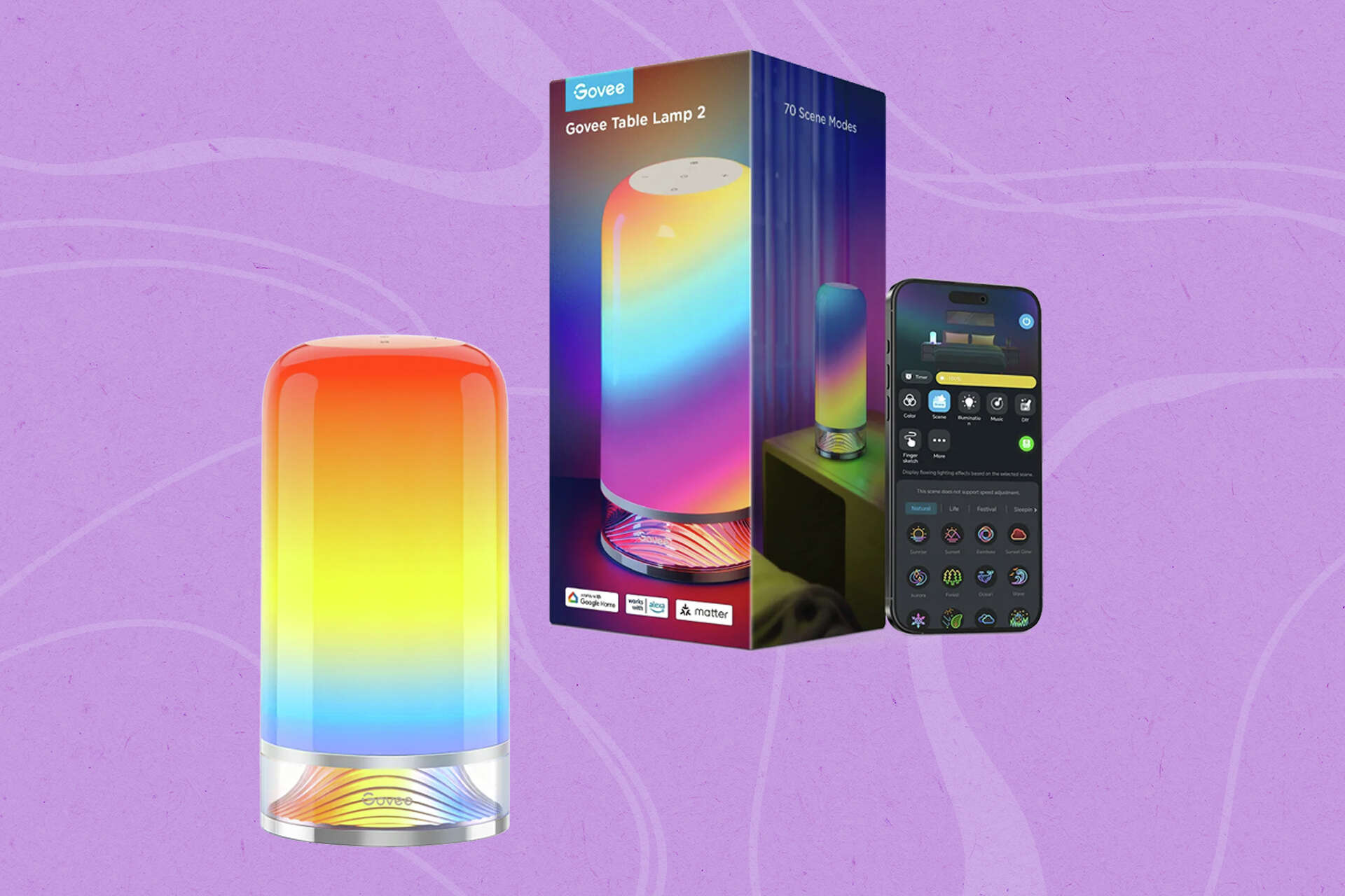 Save $16 on a Govee smart color-changing Table Lamp 2 right now