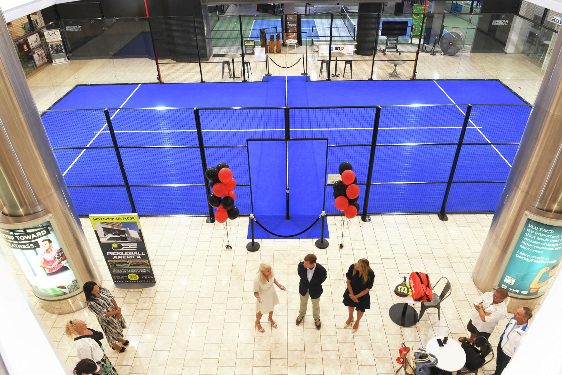 Pickleball America opens new padel court at Stamford Town Center CT