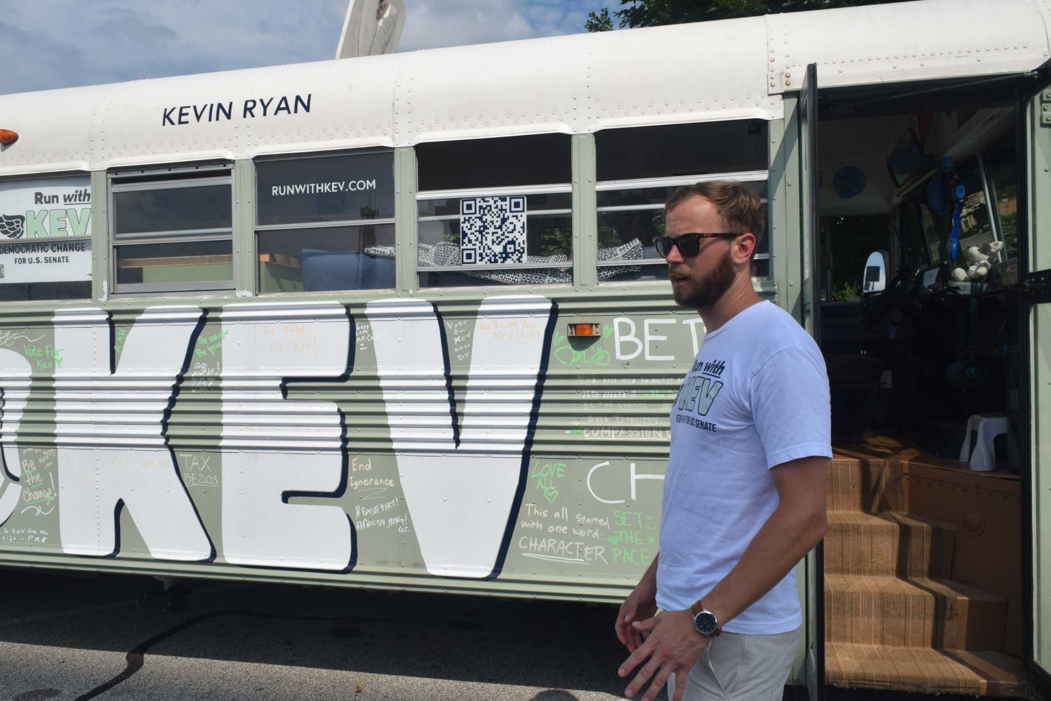 Senate candidate Kevin Ryan visits Jacksonville during campaign
