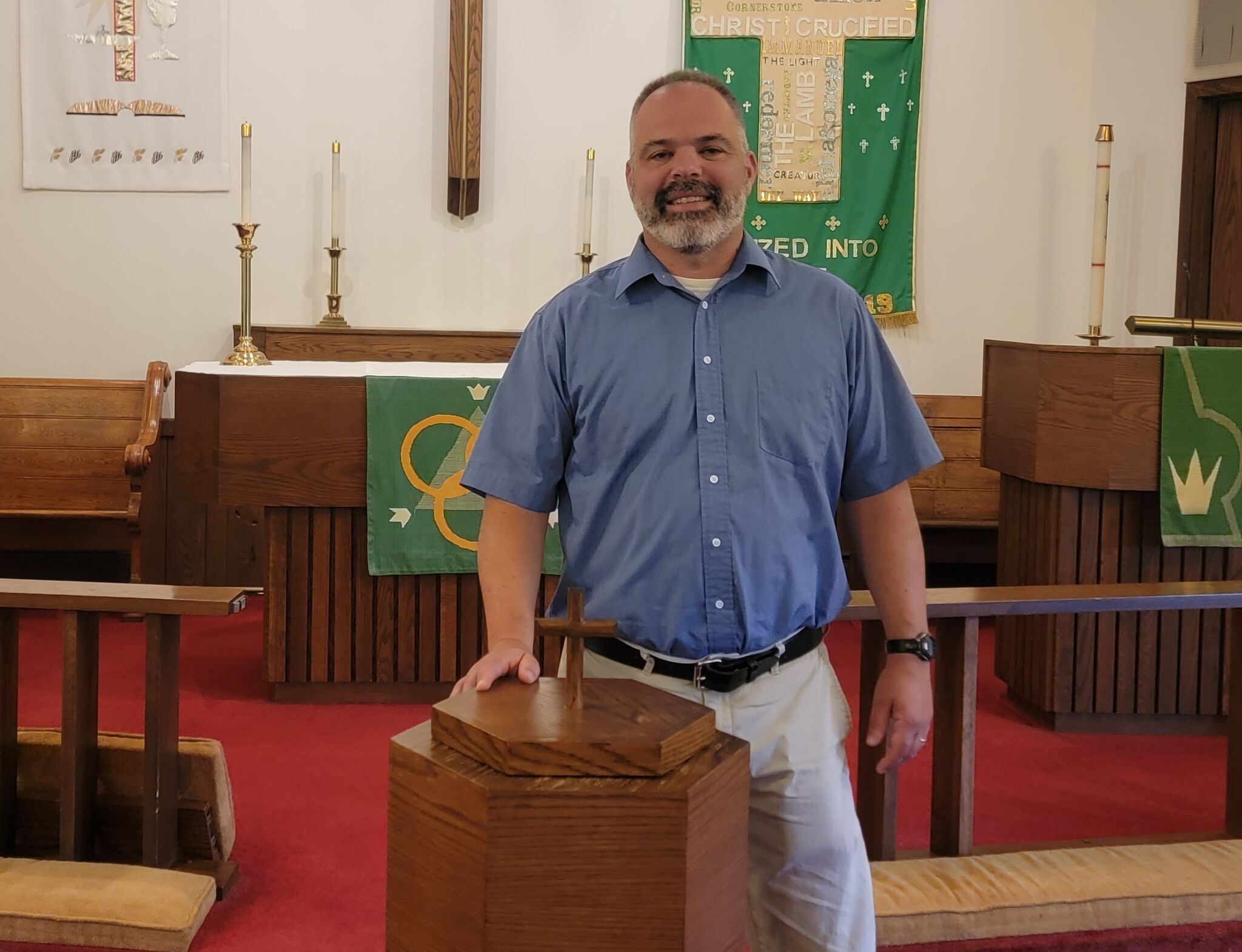 Our Savior Lutheran’s new vicar plans outreach to families, charities