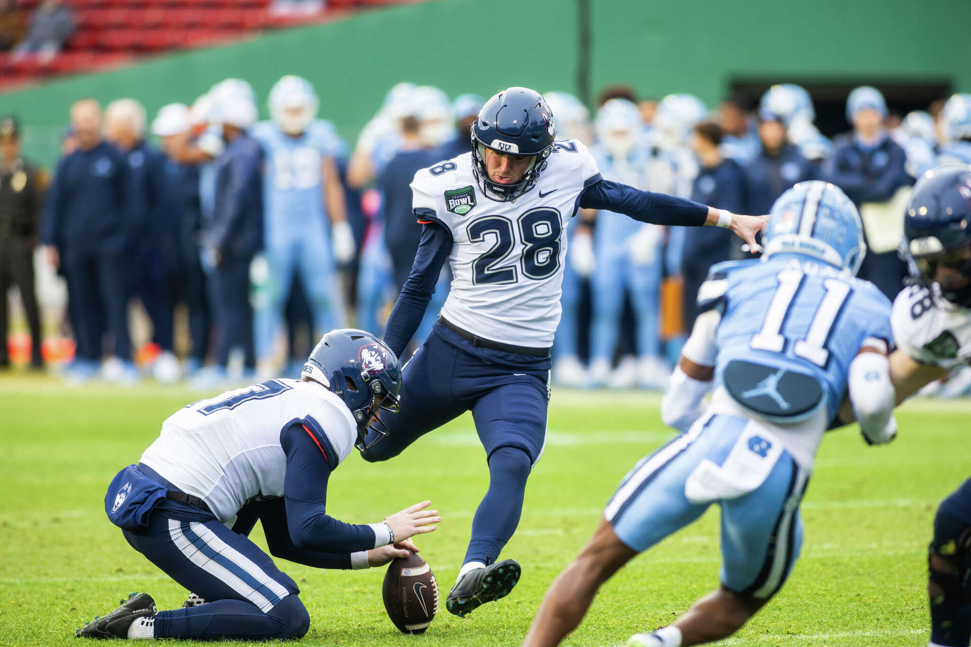 Why kicker Chris Freeman has trust of UConn coach Jim Mora