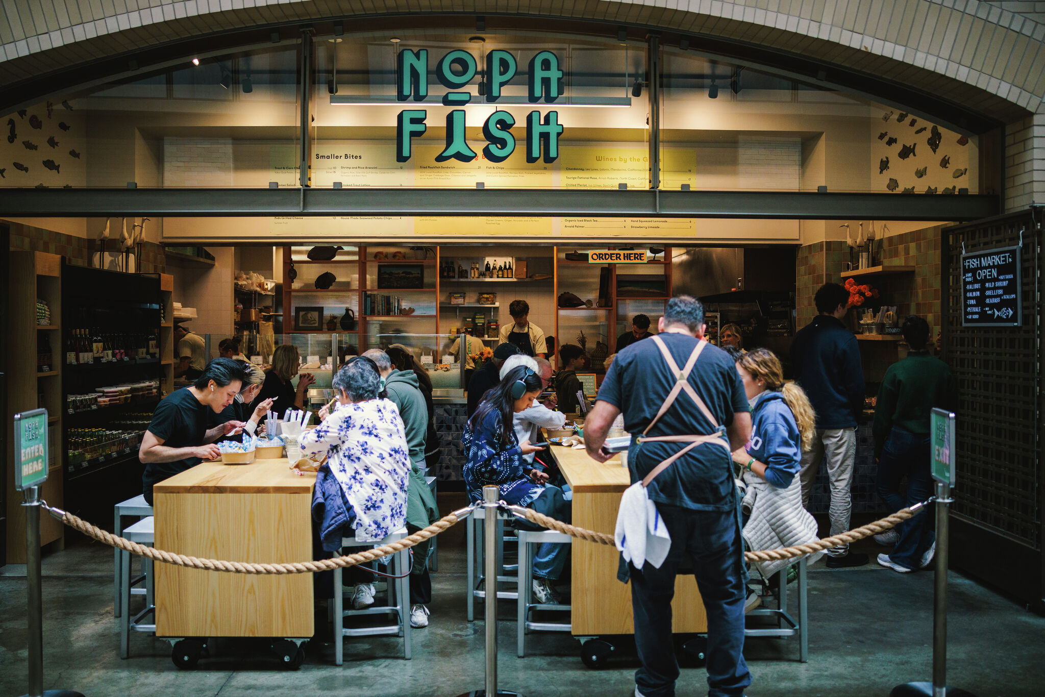 Nopa Fish, from S.F.'s famed Nopa, arrives at the Ferry Building.