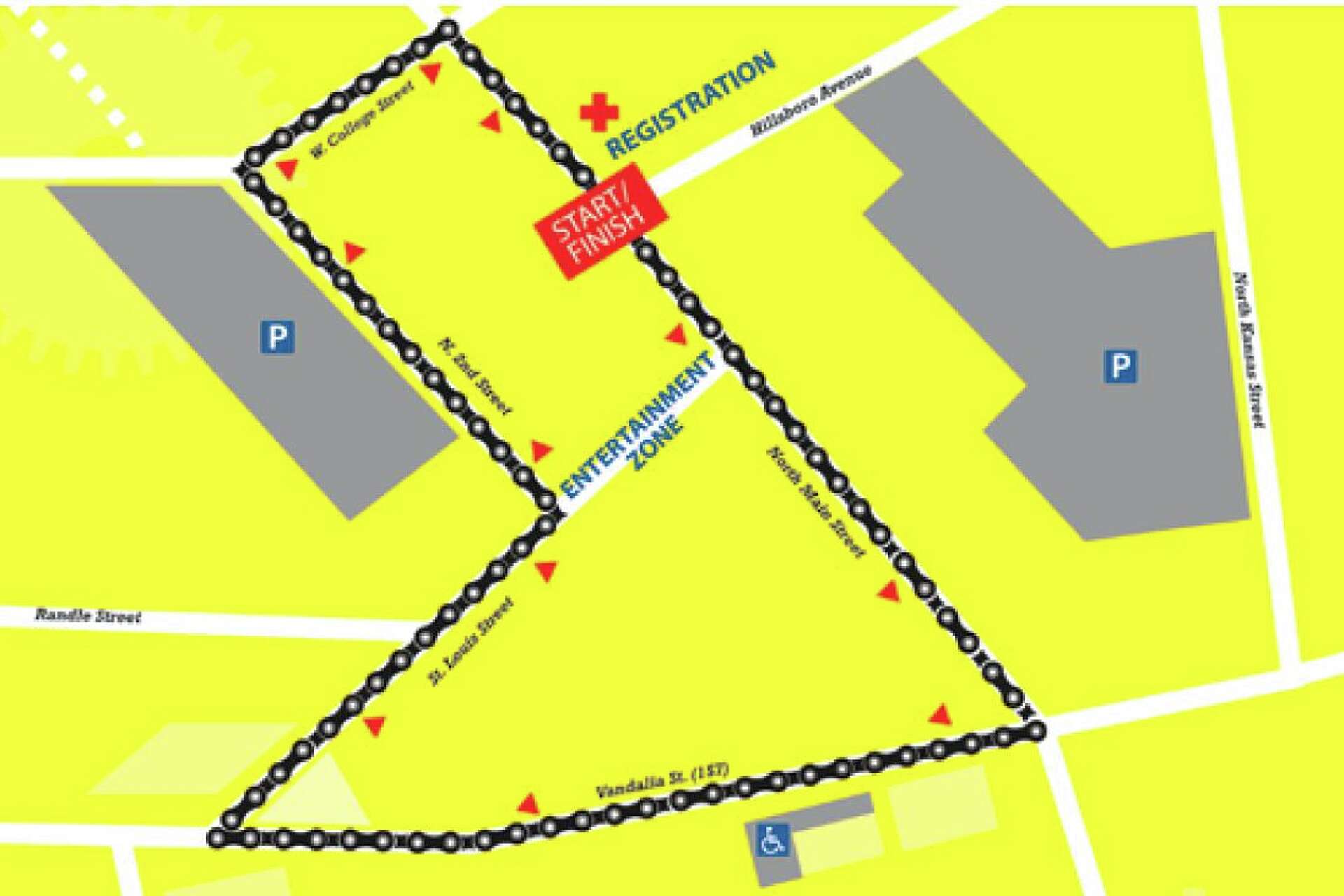 Road closures, detours in place for Edwardsville Criterium