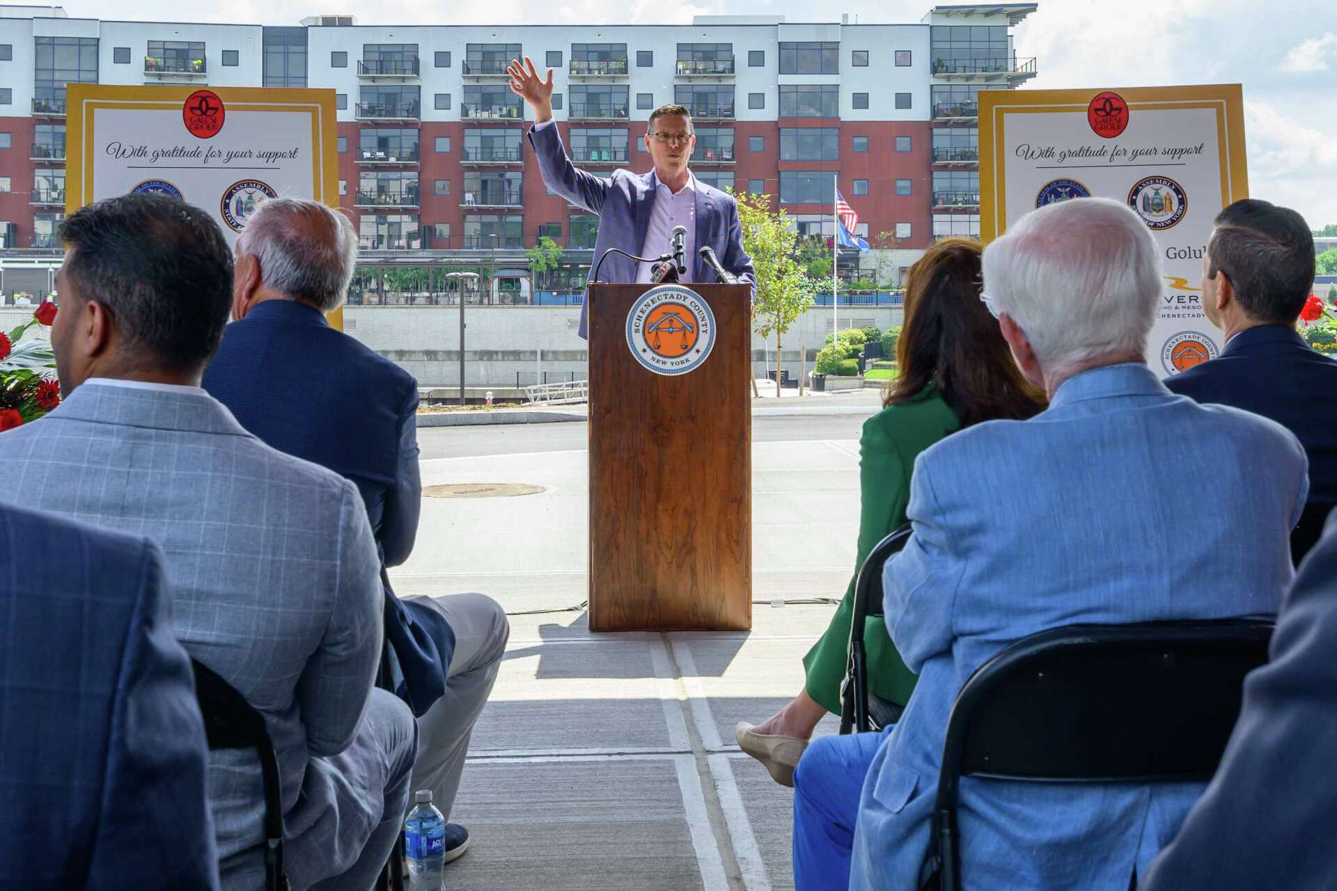 M&T Bank Center at Schenectady's Mohawk Harbor unveiled