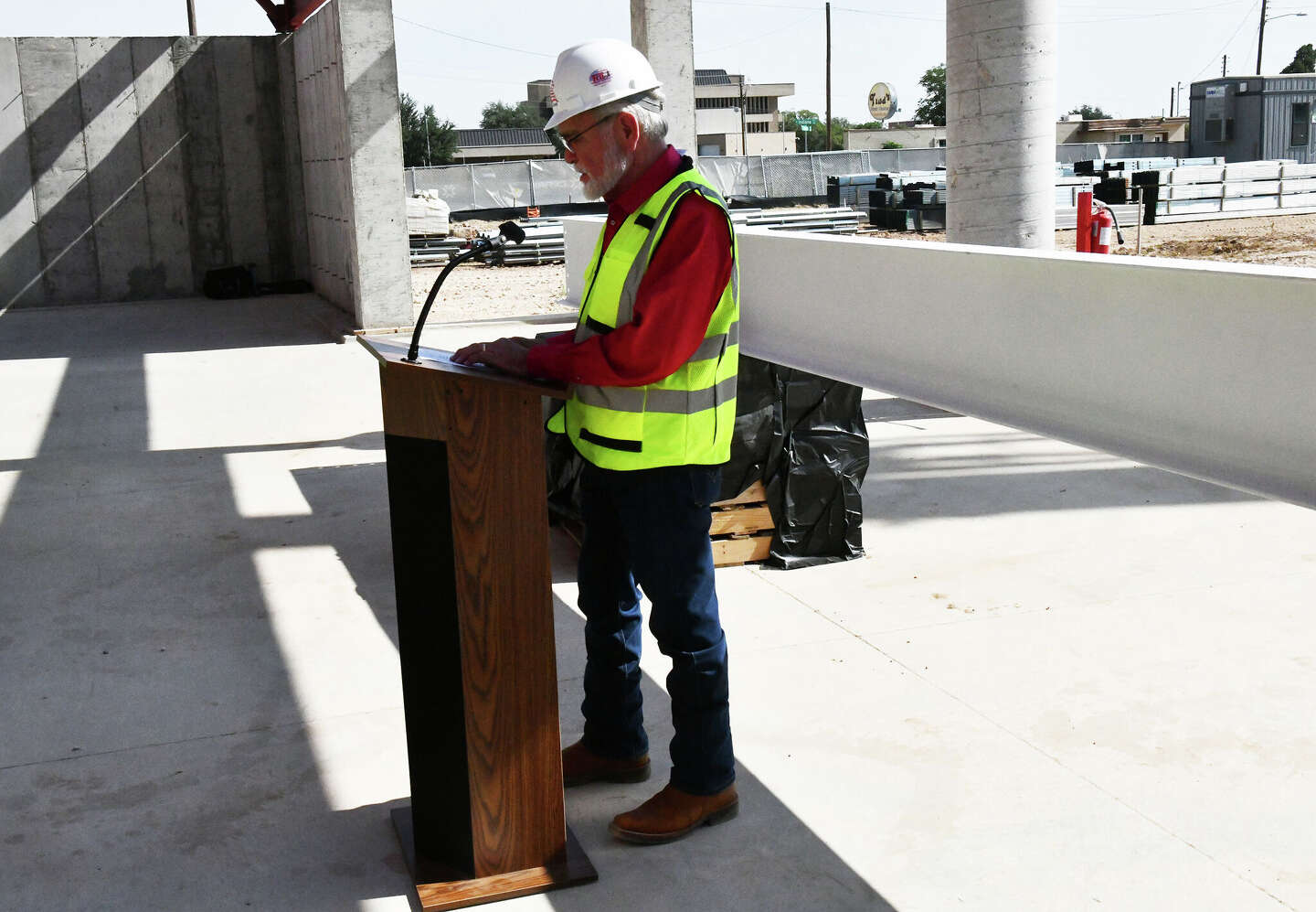 Midland County tops out debt-free Courthouse Annex