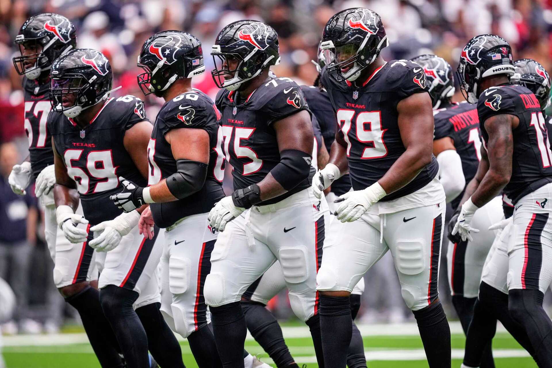 How can Houston Texans improve their offensive line?