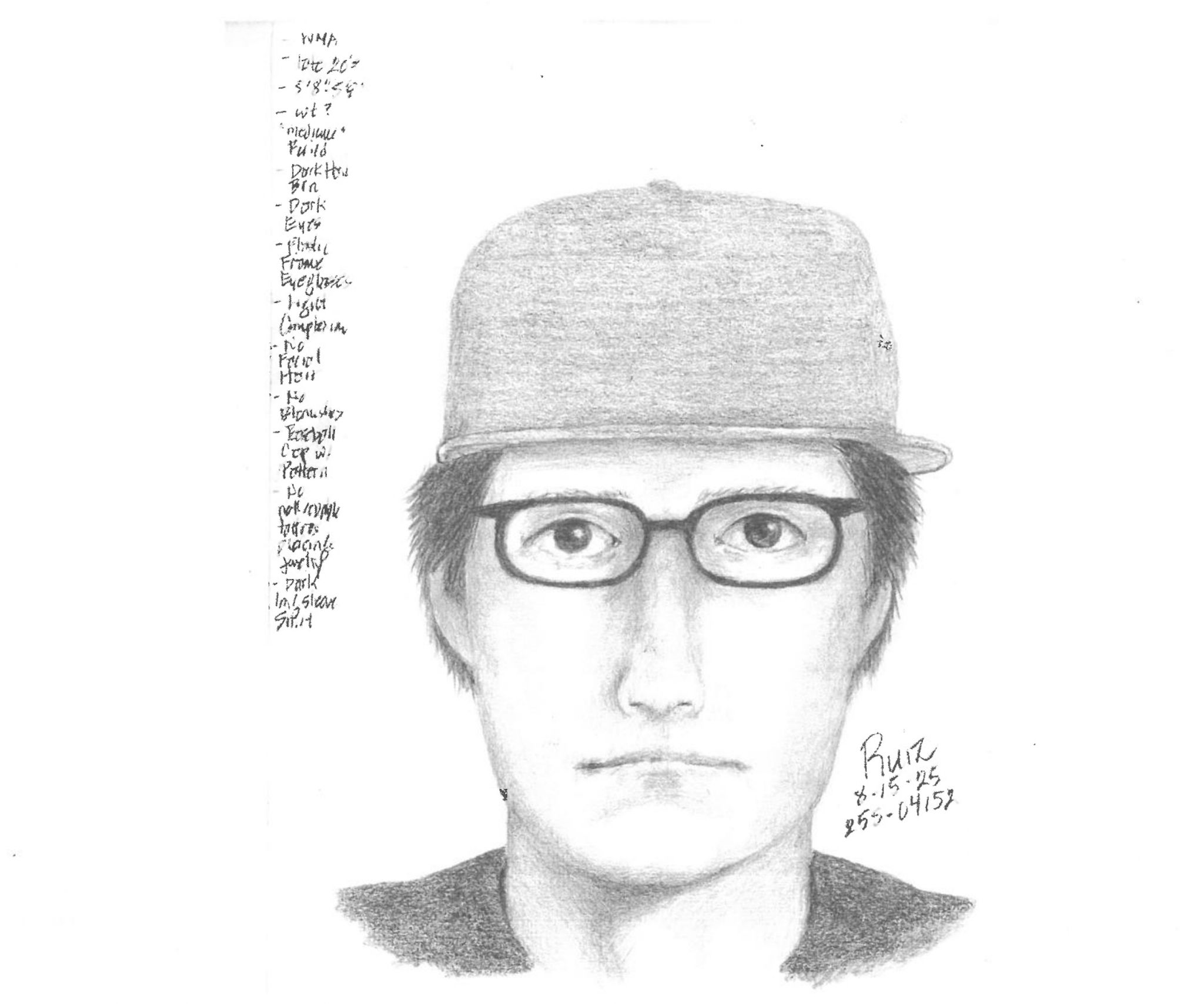 Santa Cruz: Police Release Sketch And Seek Public Assistance ...