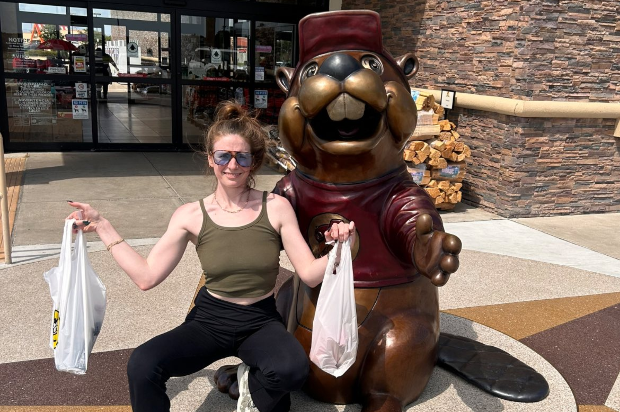 Maddy 'with the Fatty' Smith flaunts Buc-ee's haul on tour stop