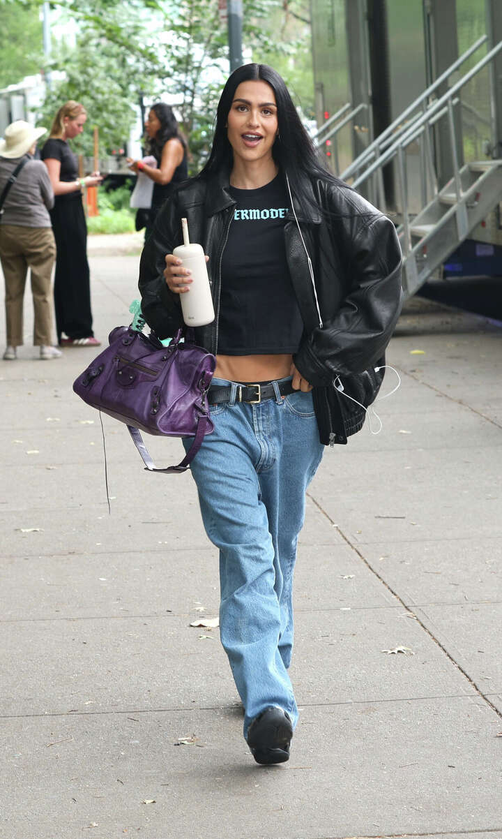 Paige DeSorbo spotted on set of 'The Devil Wears Prada 2' in NYC