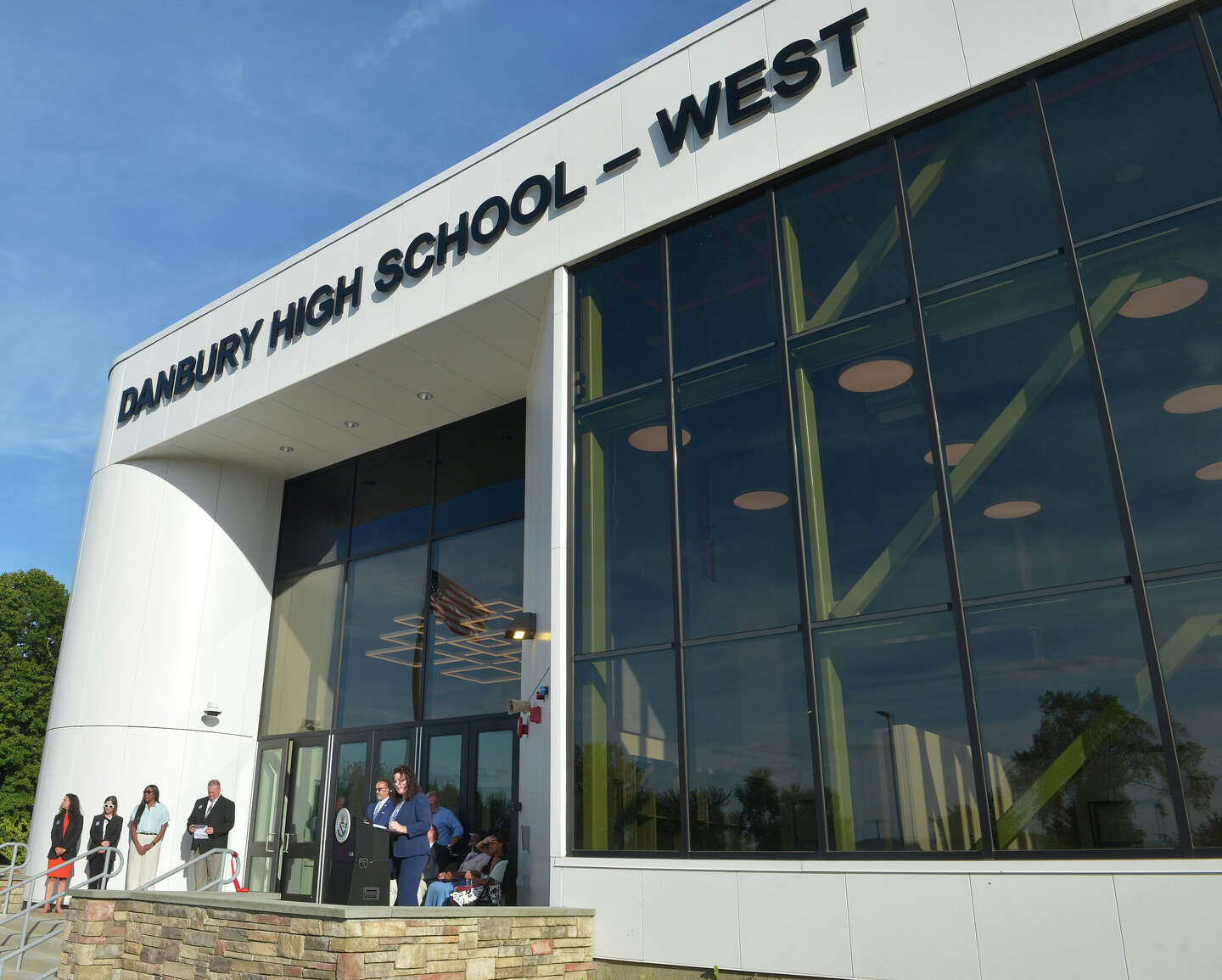 Danbury holds ribbon-cutting for Danbury High School West campus