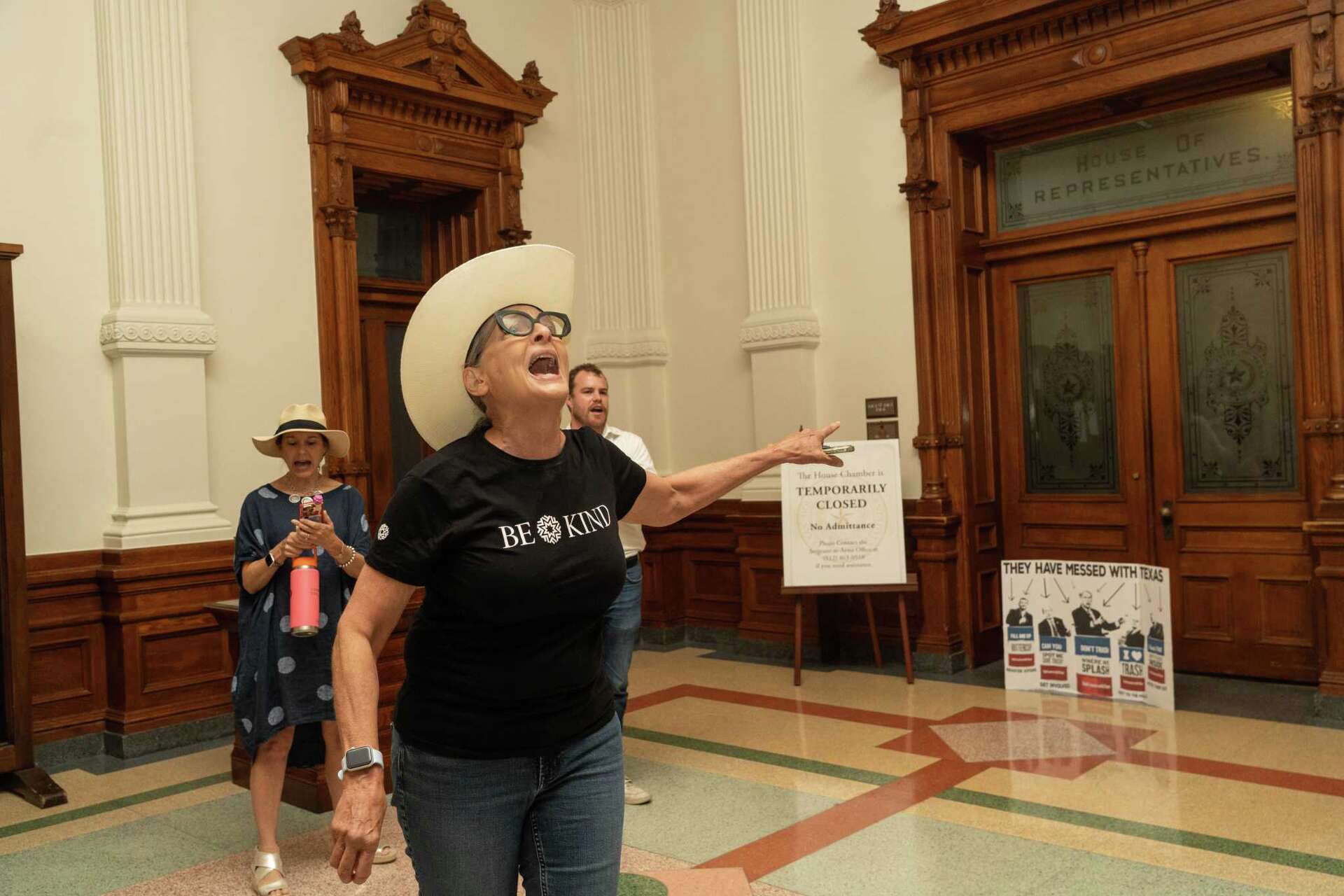Nicole Collier spends night in Texas chamber after refusing DPS escort