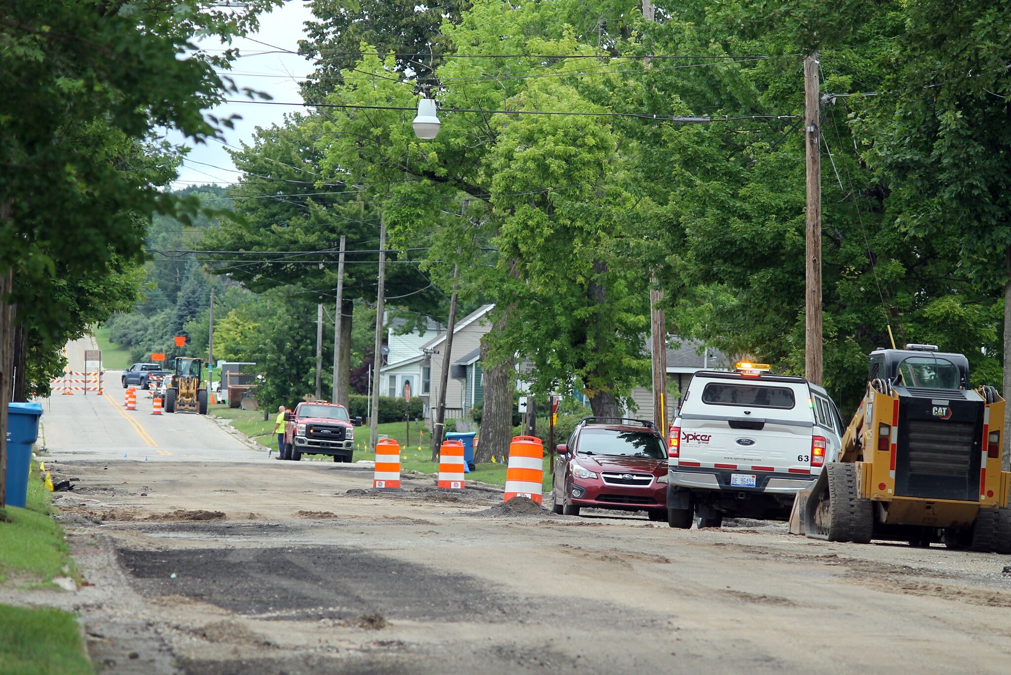 Washington Street work starts in Manistee