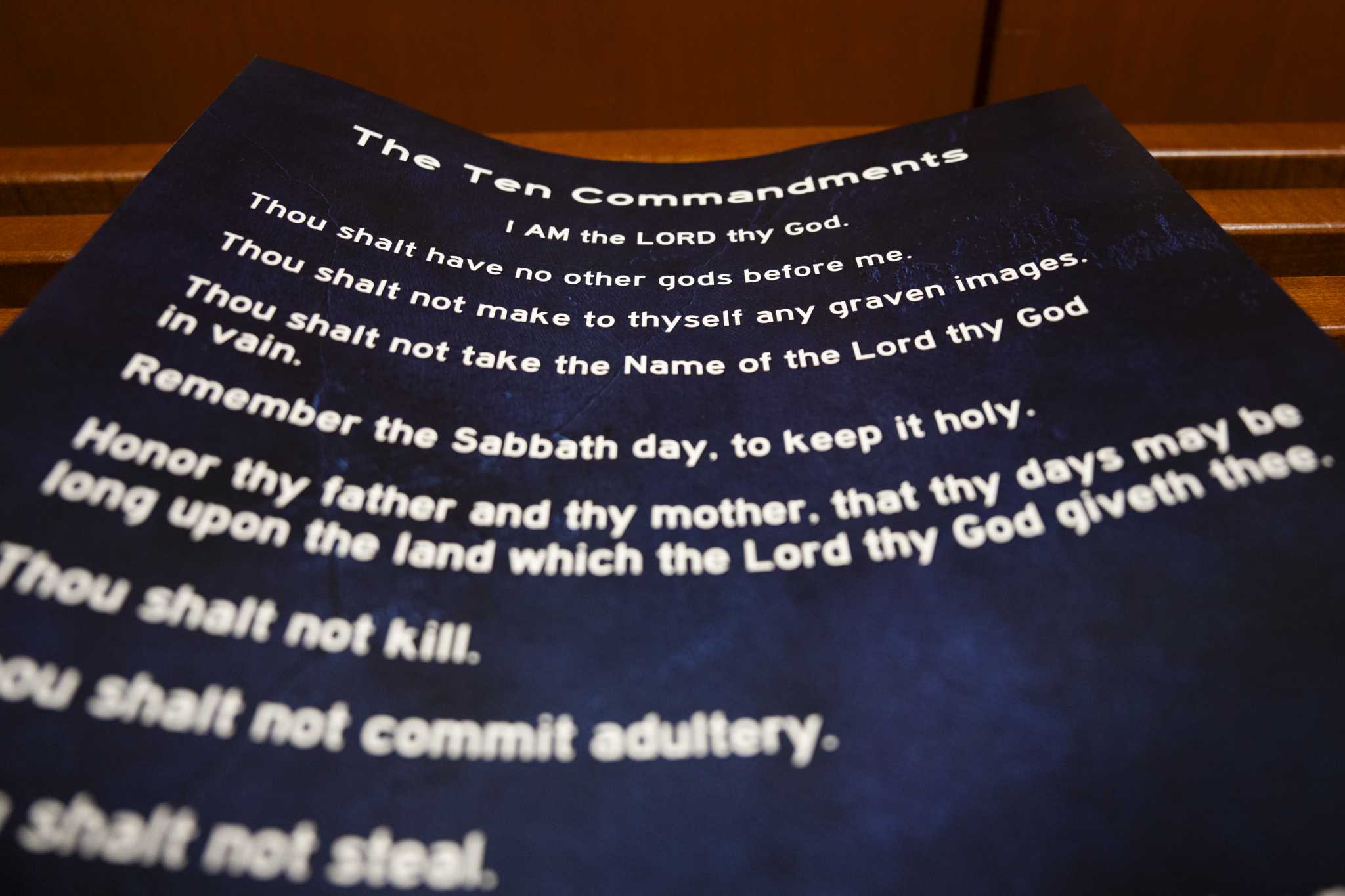 New lawsuit filed against Ten Commandments display law