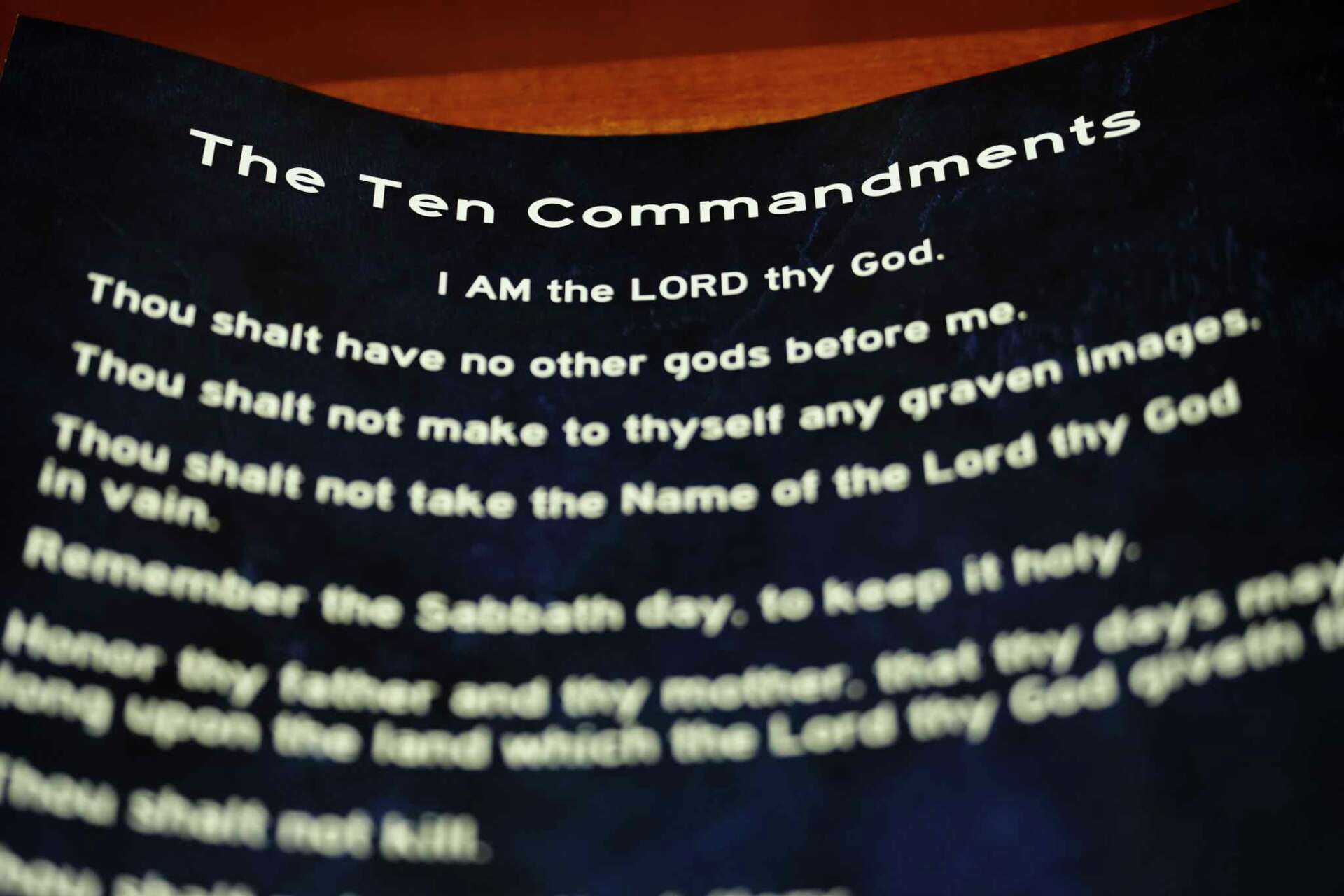 Conroe ISD delays display of Ten Commandments