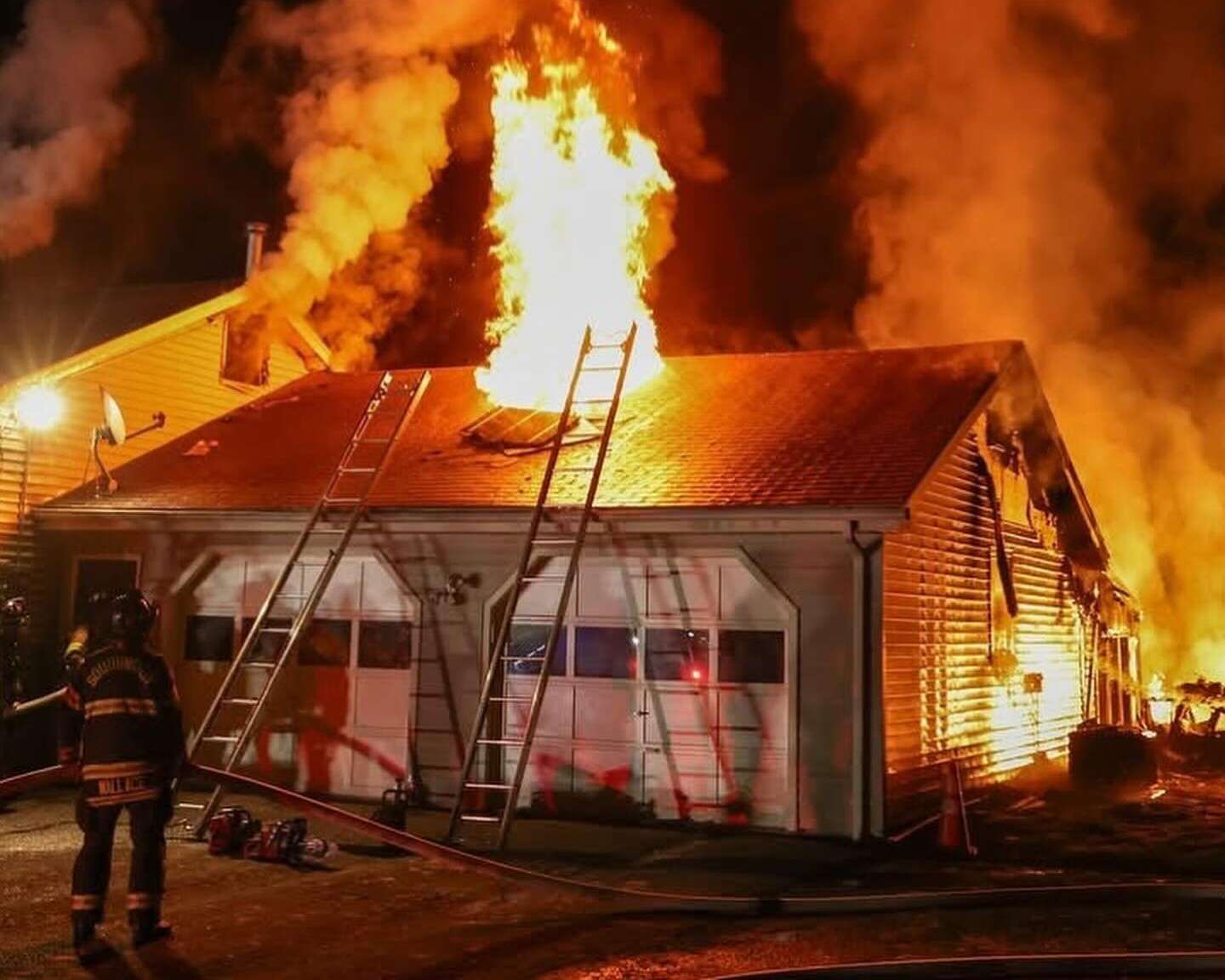 Fire erupts at Southington home after propane tank explosions: FD