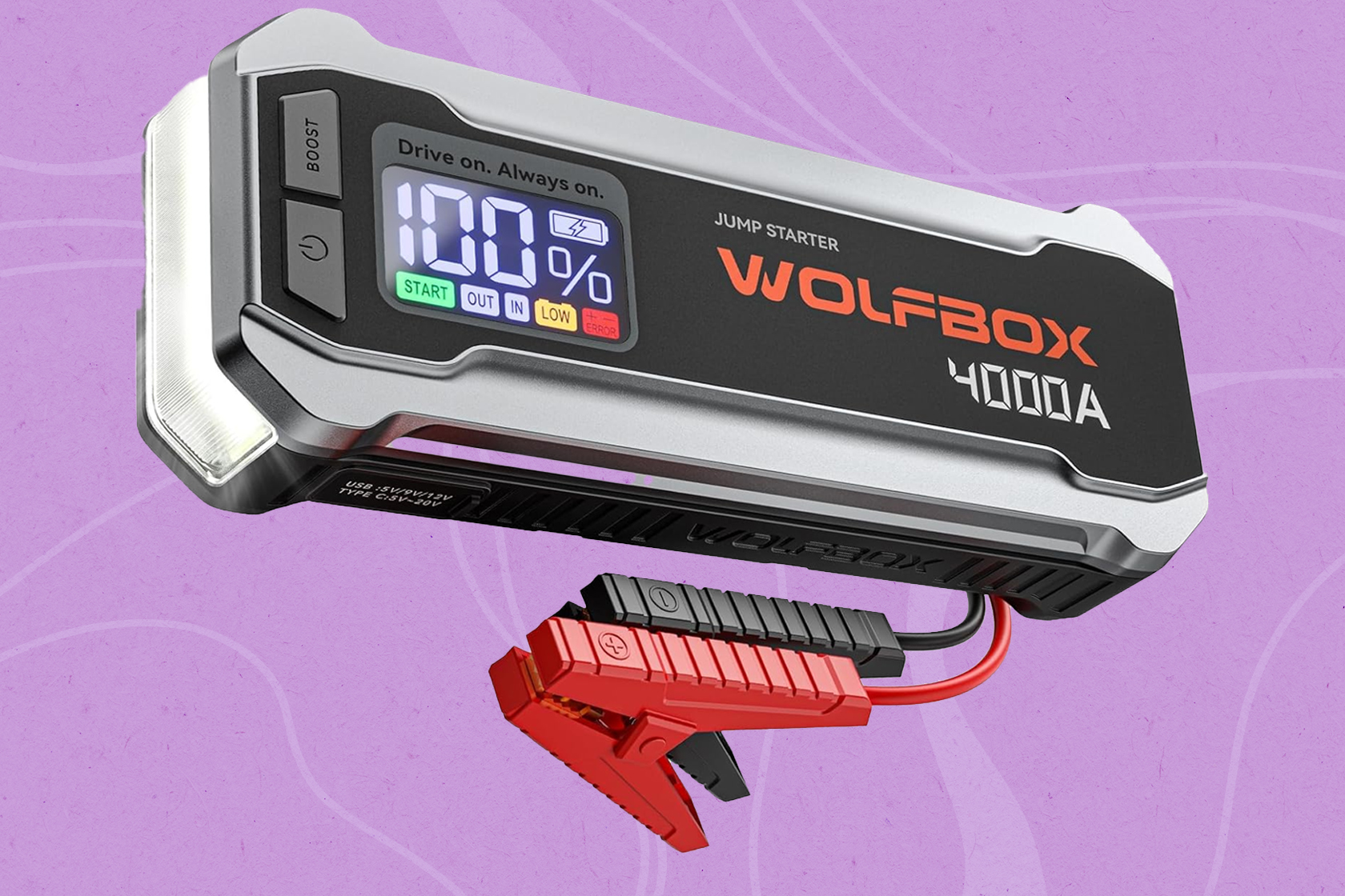 Save $60 on a portable car jump starter that doubles as a flashlight