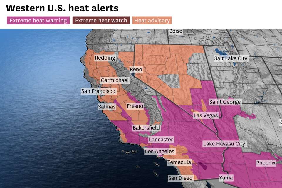 Here’s where California extreme heat, red flag warnings are in effect