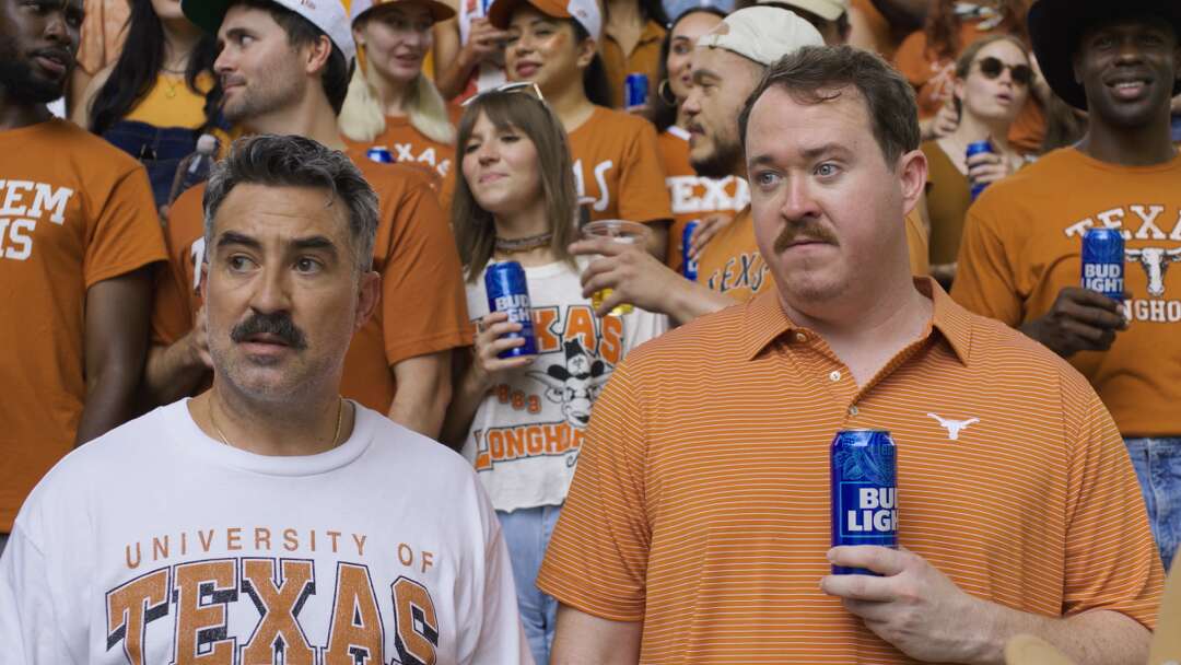Shane Gillis dons Texas football gear in new Bud Light ad