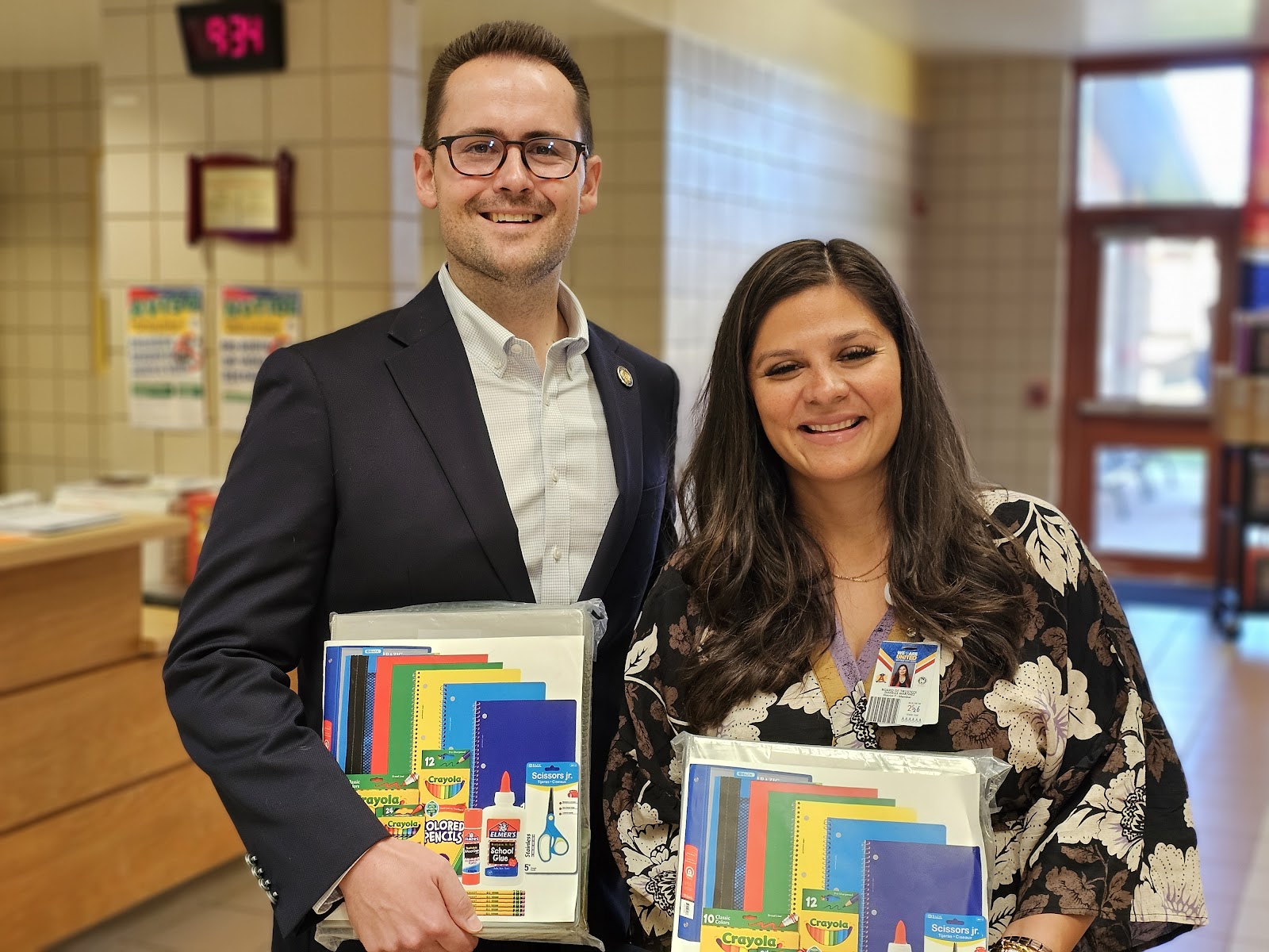 Councilmember delivers school supplies to seven elementary schools