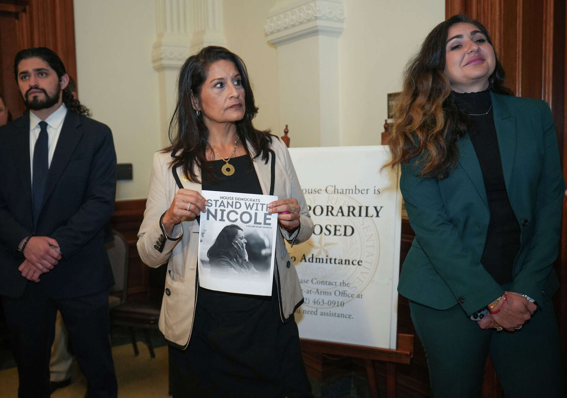 Nicole Collier camps out in Texas House chamber in protest of GOP map