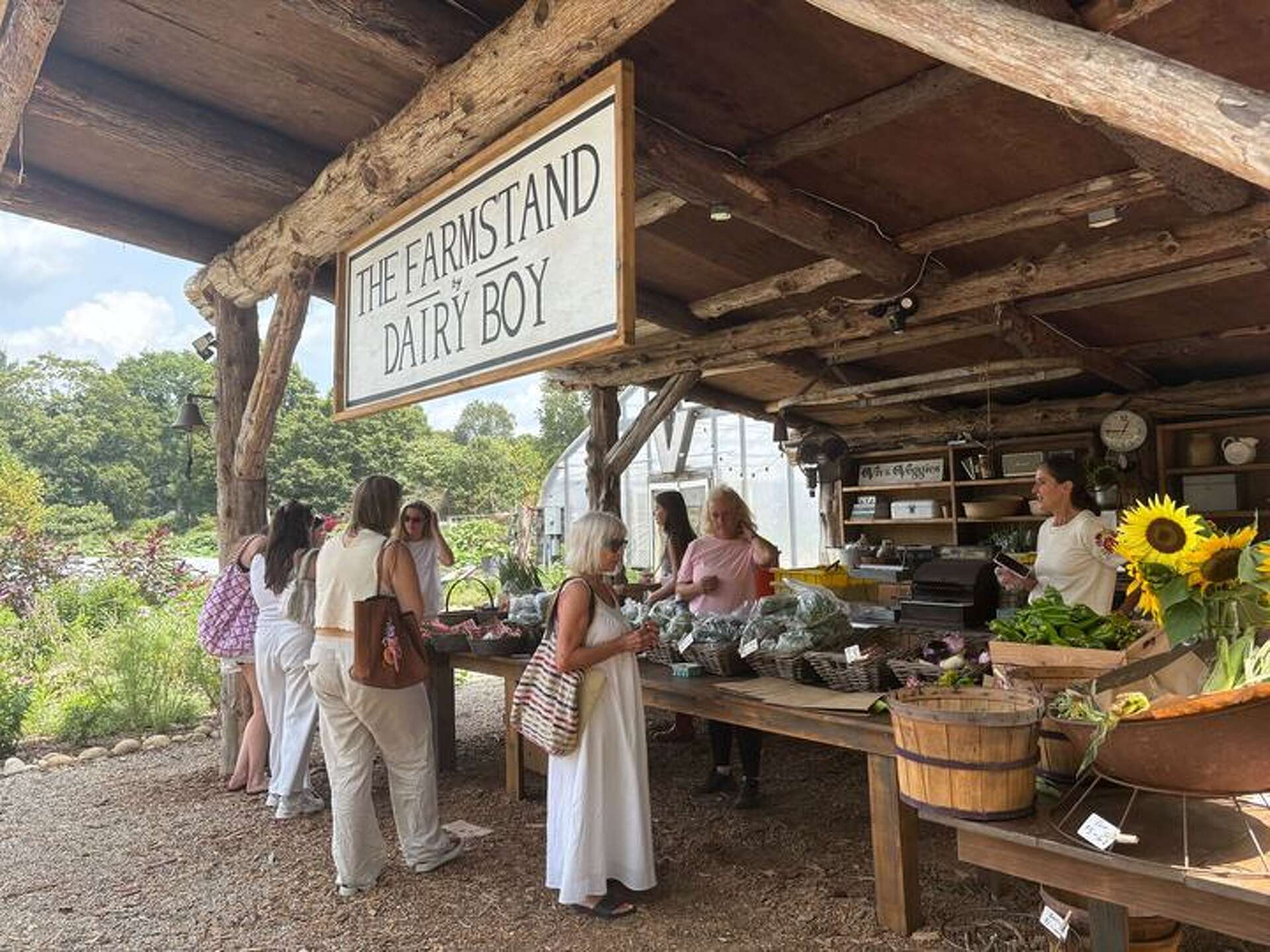 Paige Lorenze's Dairy Boy helps get CT farm stand back in business