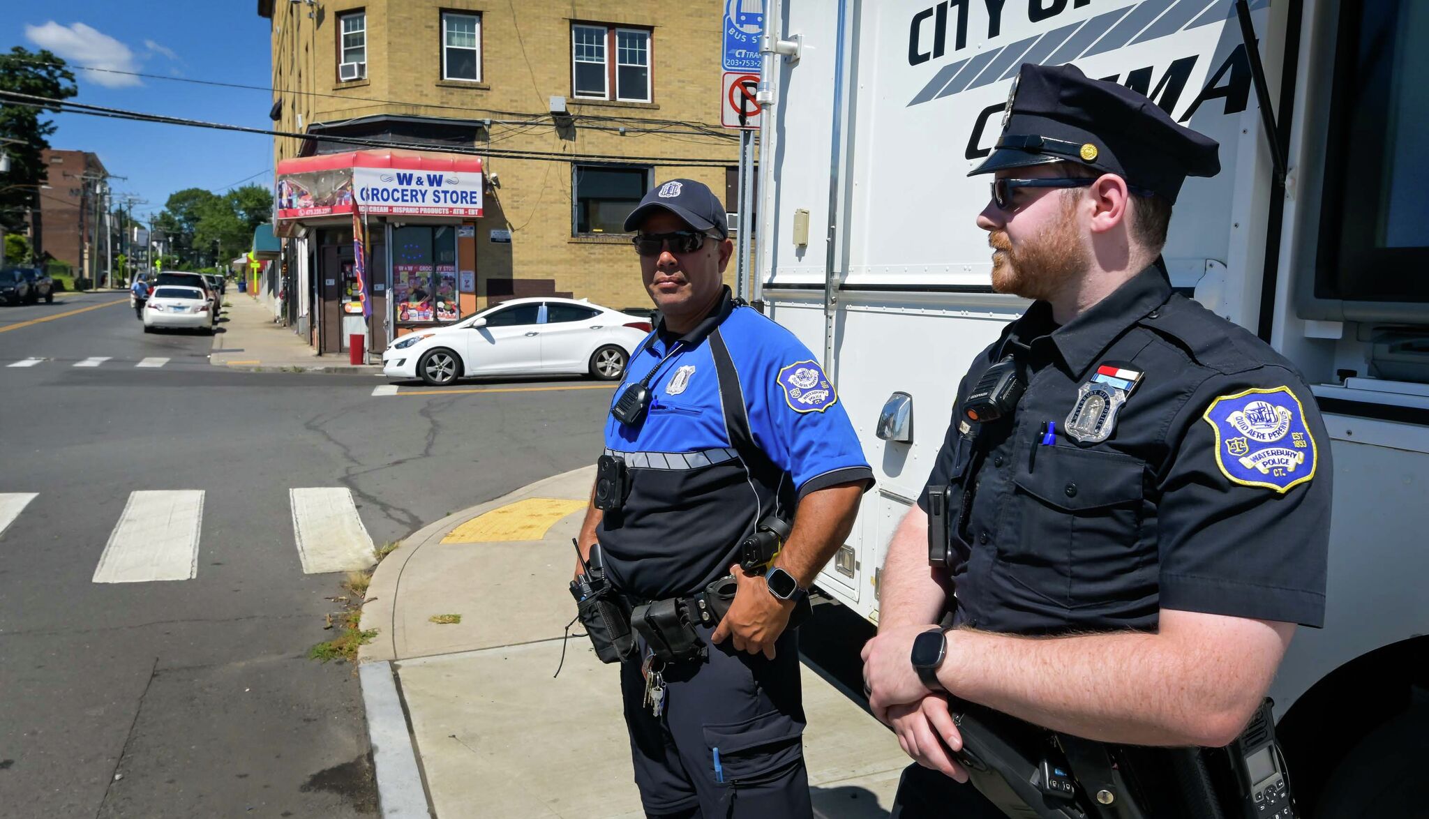 Waterbury sets up mobile command on Willow Street after gun violence