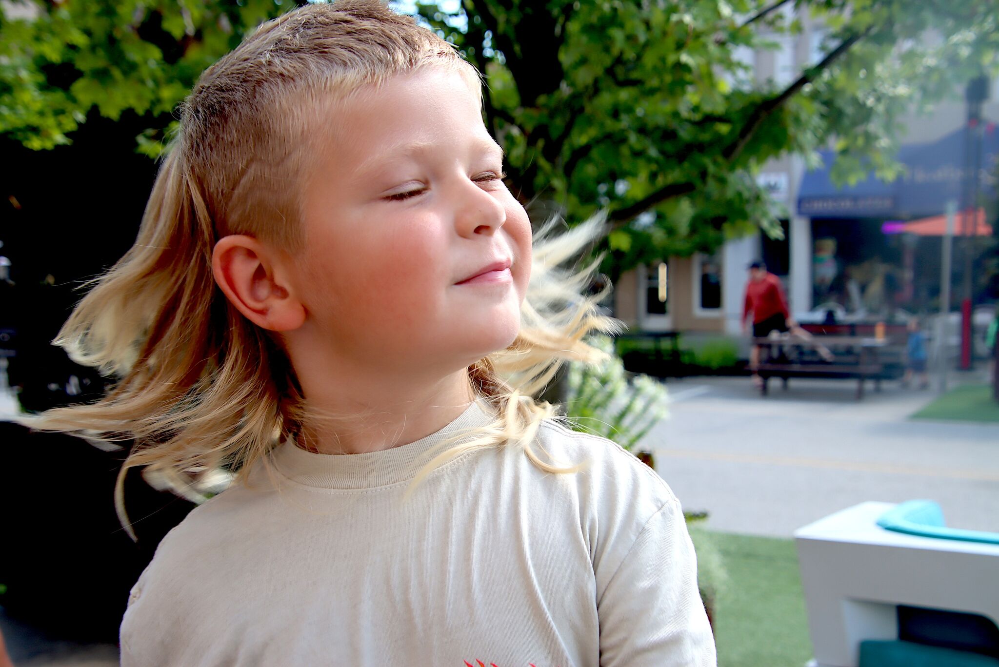 Sanford boy seeks votes in 2025 USA Mullet Championships
