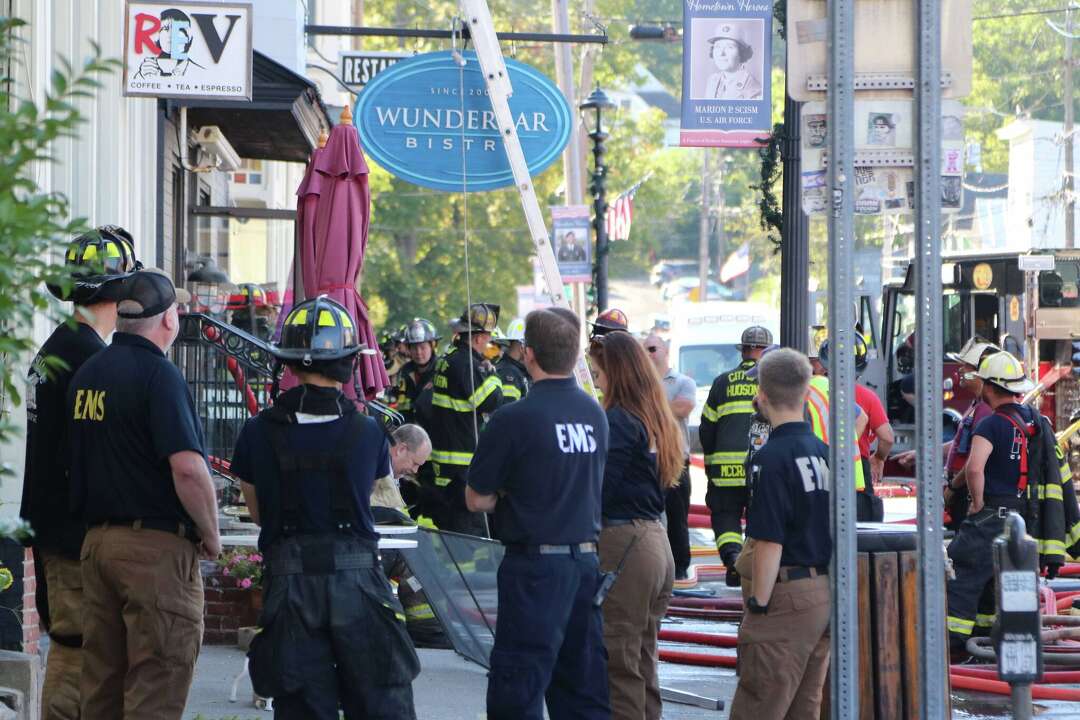 Fire damages 3 buildings in Hudson, including Wunderbar Bistro