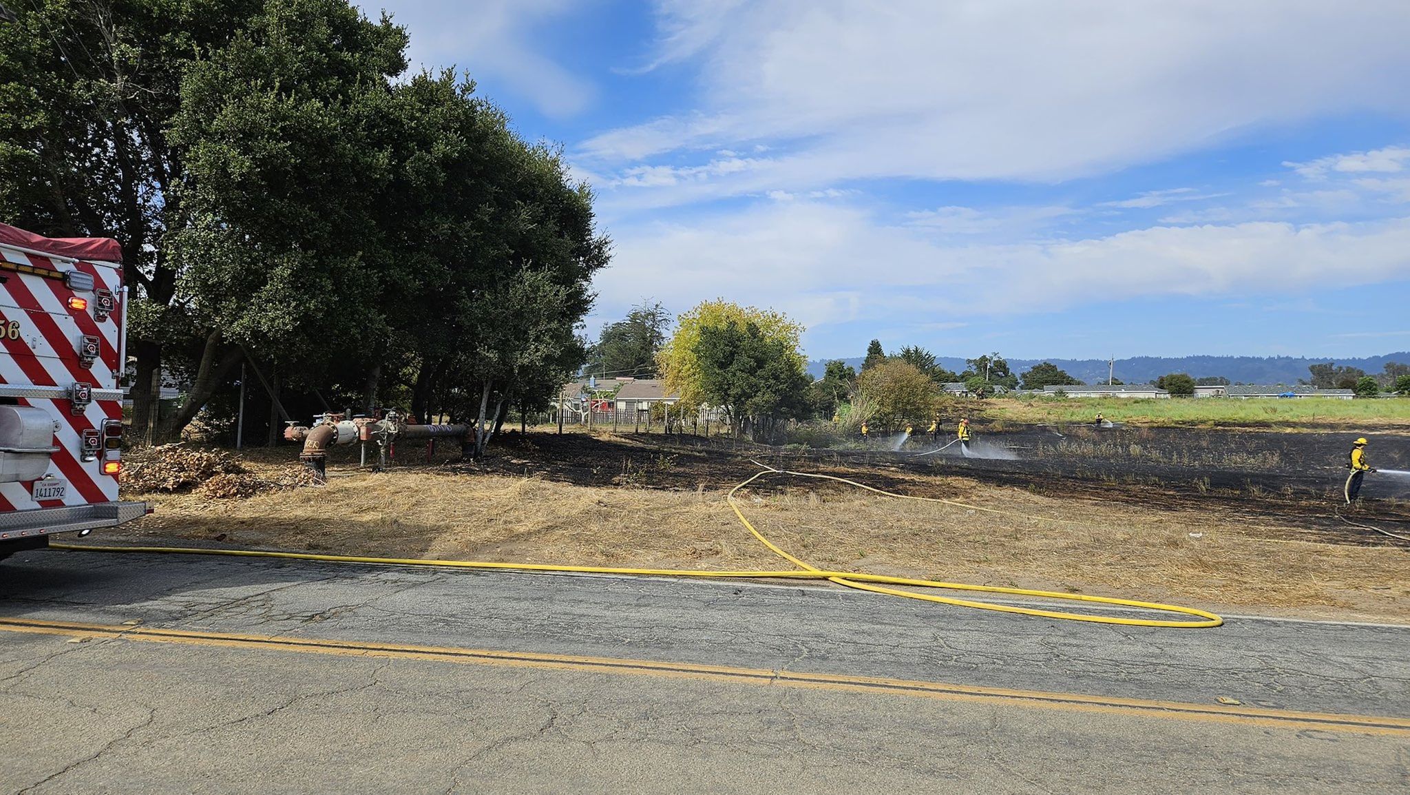 Santa Cruz Co.: Fire Crews Extinguish Grass Fire Near Watsonville With ...