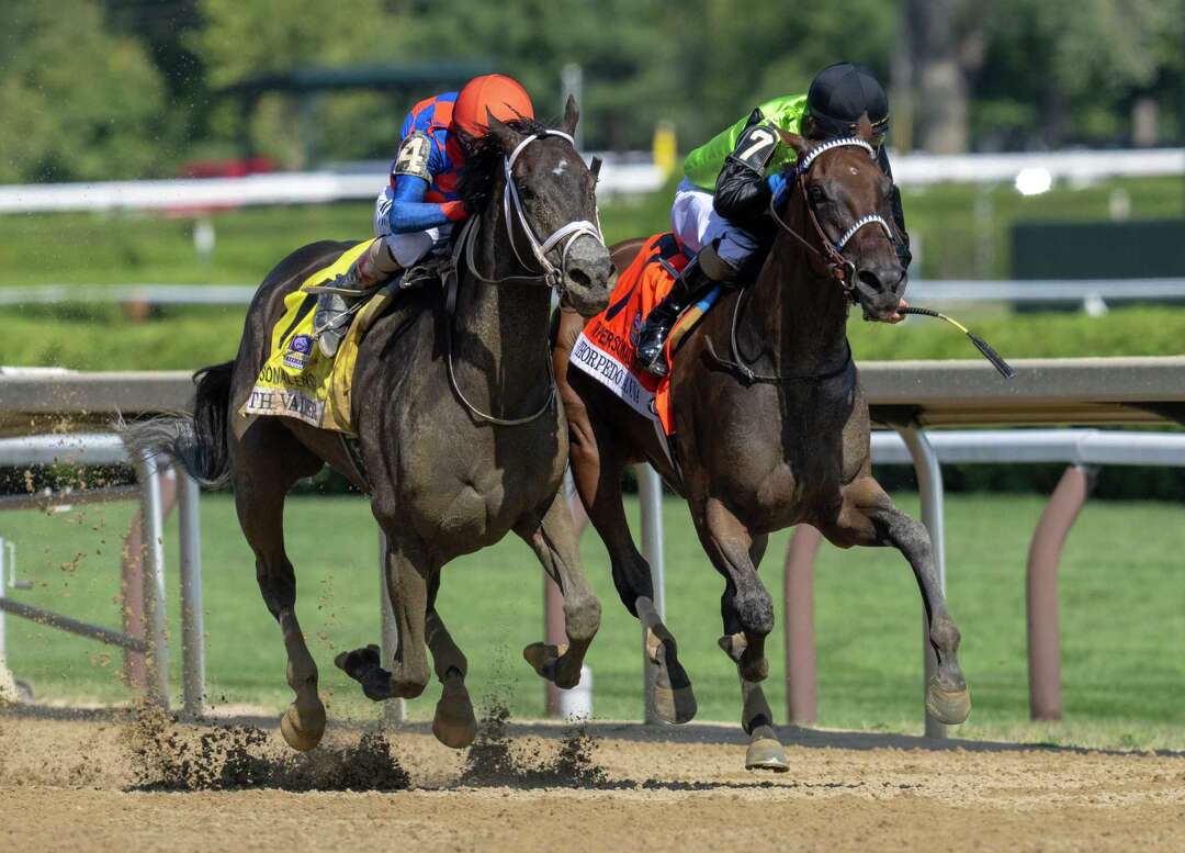 Thorpedo Anna wins Personal Ensign on Travers Day at Saratoga track