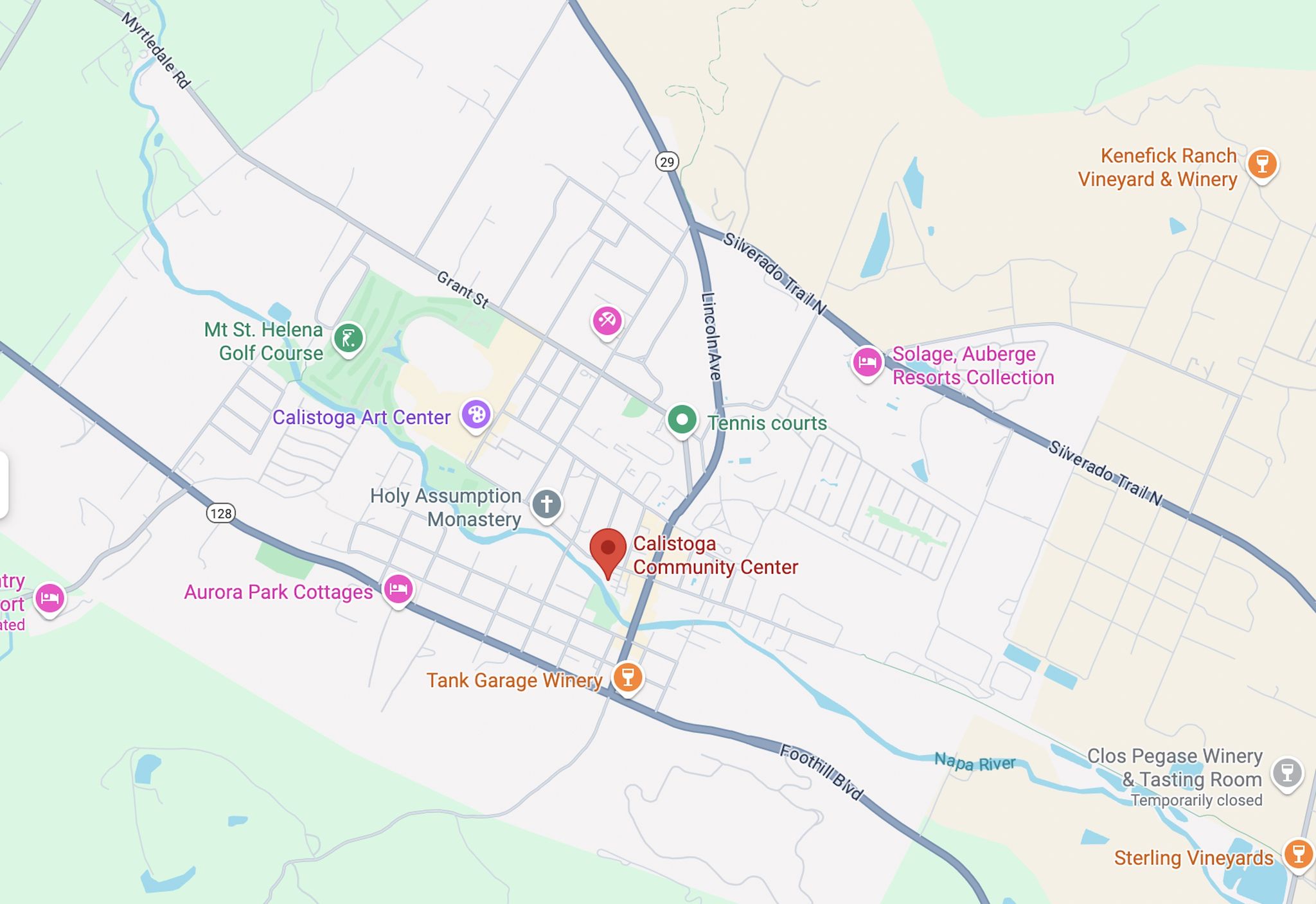 Napa Co.: Update: Calistoga Opens Evacuation Center For All Napa County ...