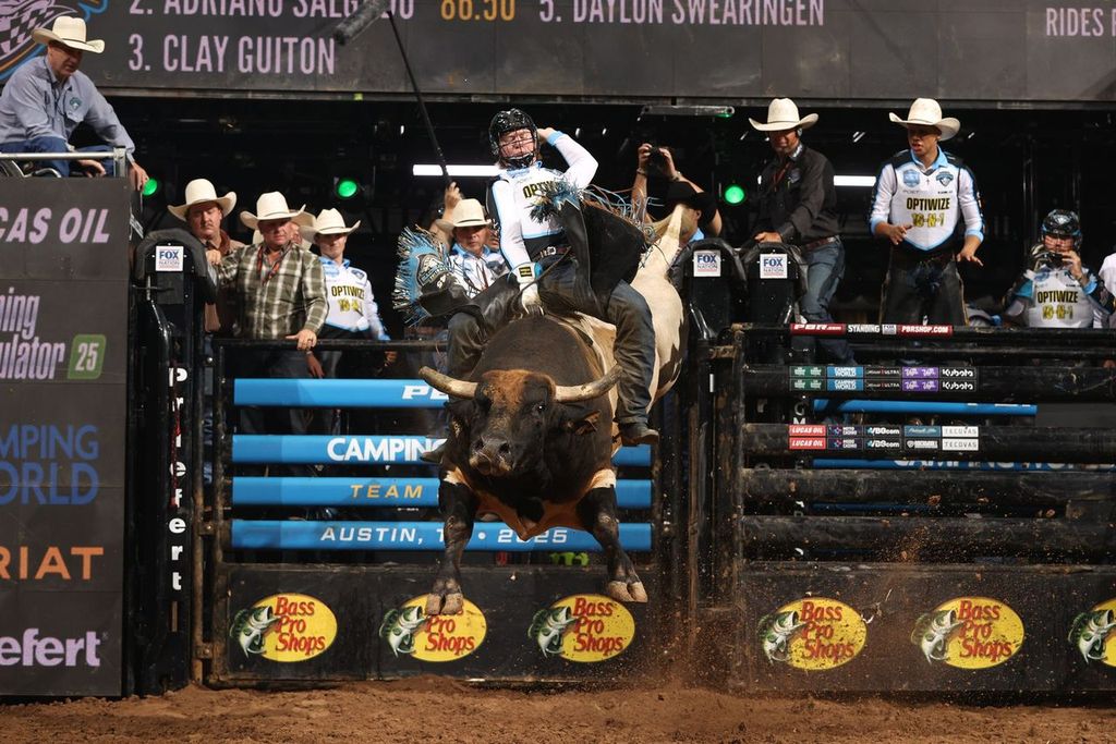 Pro Bull Riding: Austin Gamblers win on night 2 of 2025 Gambler Days