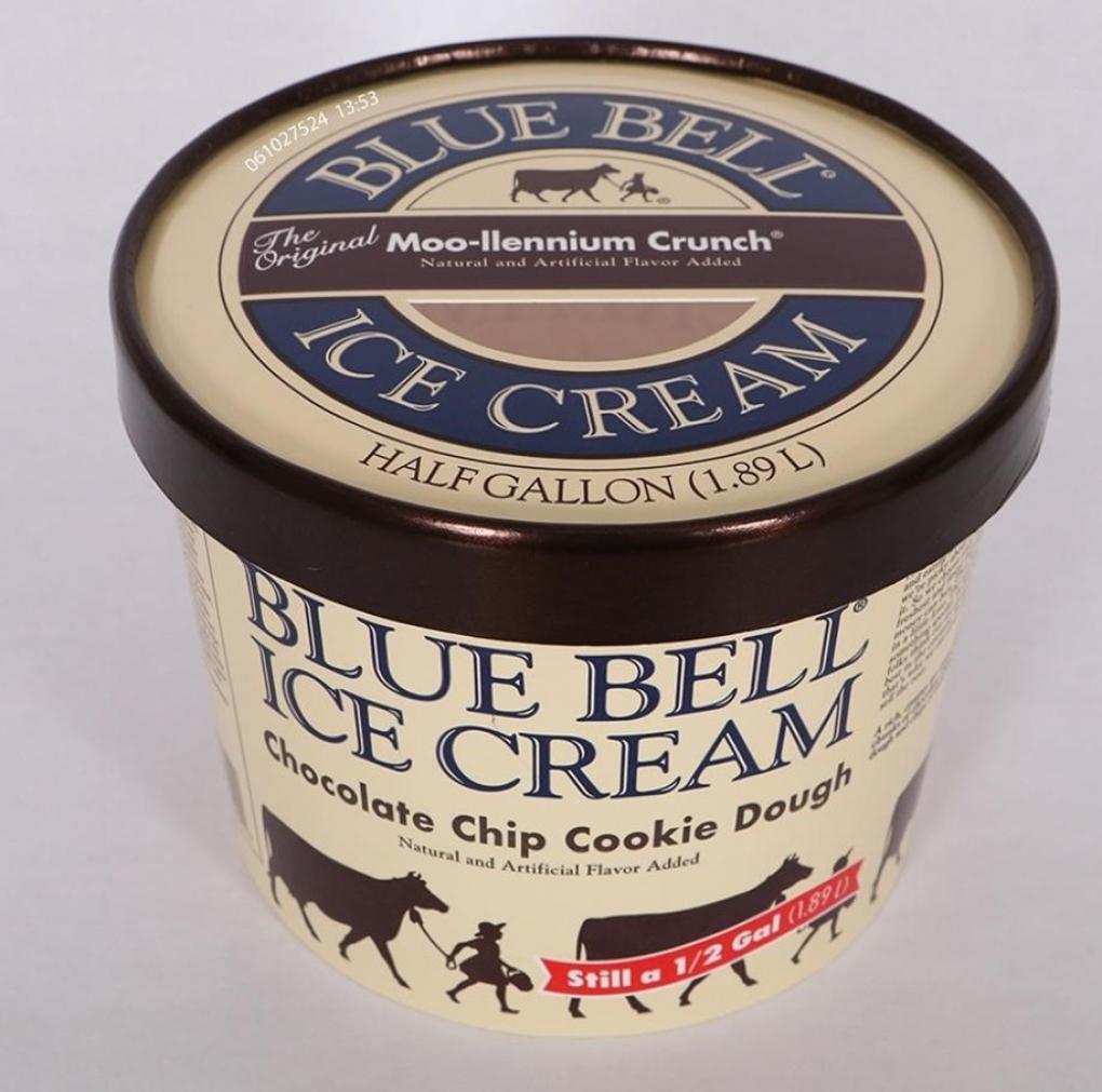Blue Bell Ice Cream recalls Moo-llennium Crunch for mislabeling error