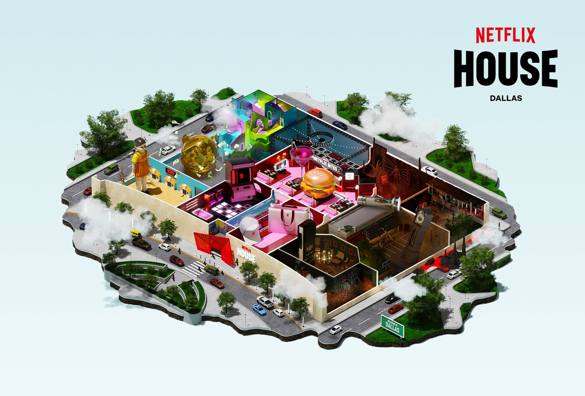 Netflix House announces opening date for its Texas attraction