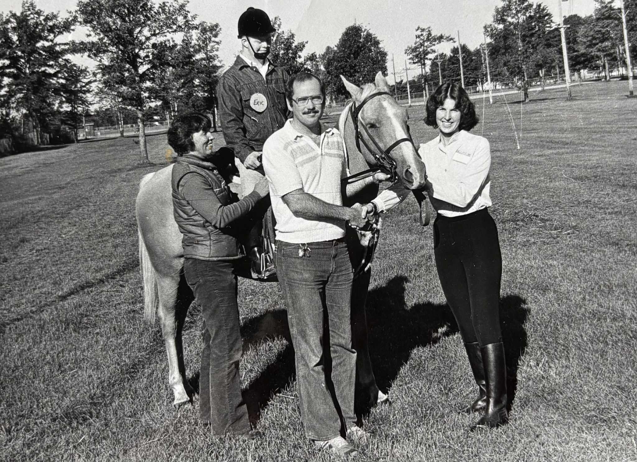 Throwback: Tall in the Saddle fun, physical therapy