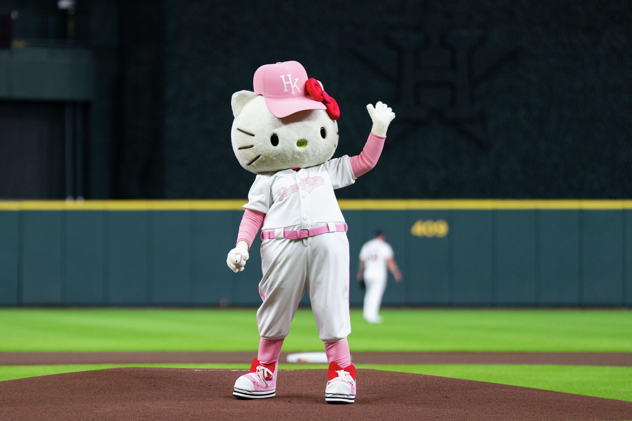 Hello Kitty jersey night takes off at Daikin Park for Astros promotion