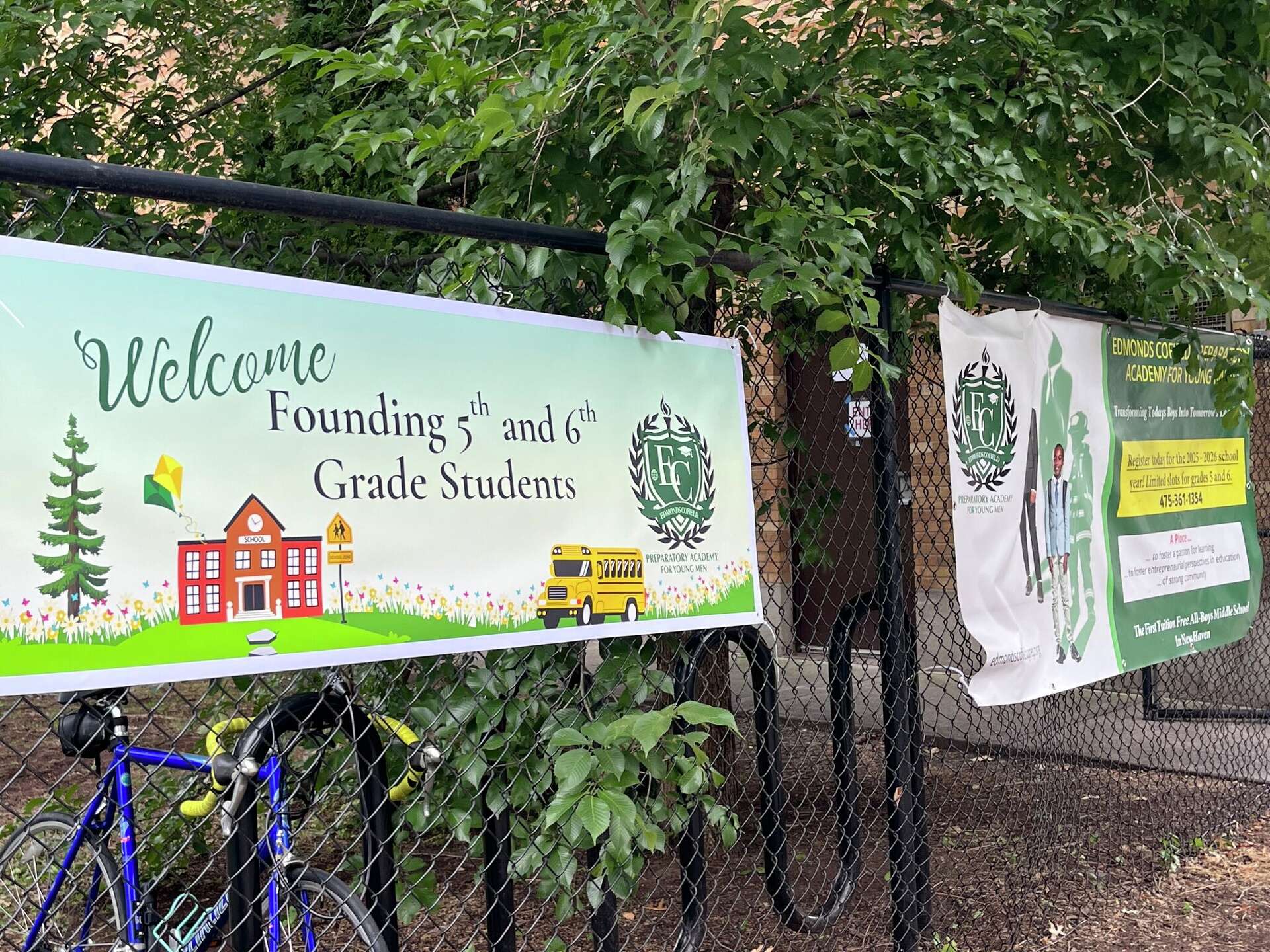 1st day of school at Edmonds Cofield Preparatory Academy in New Haven