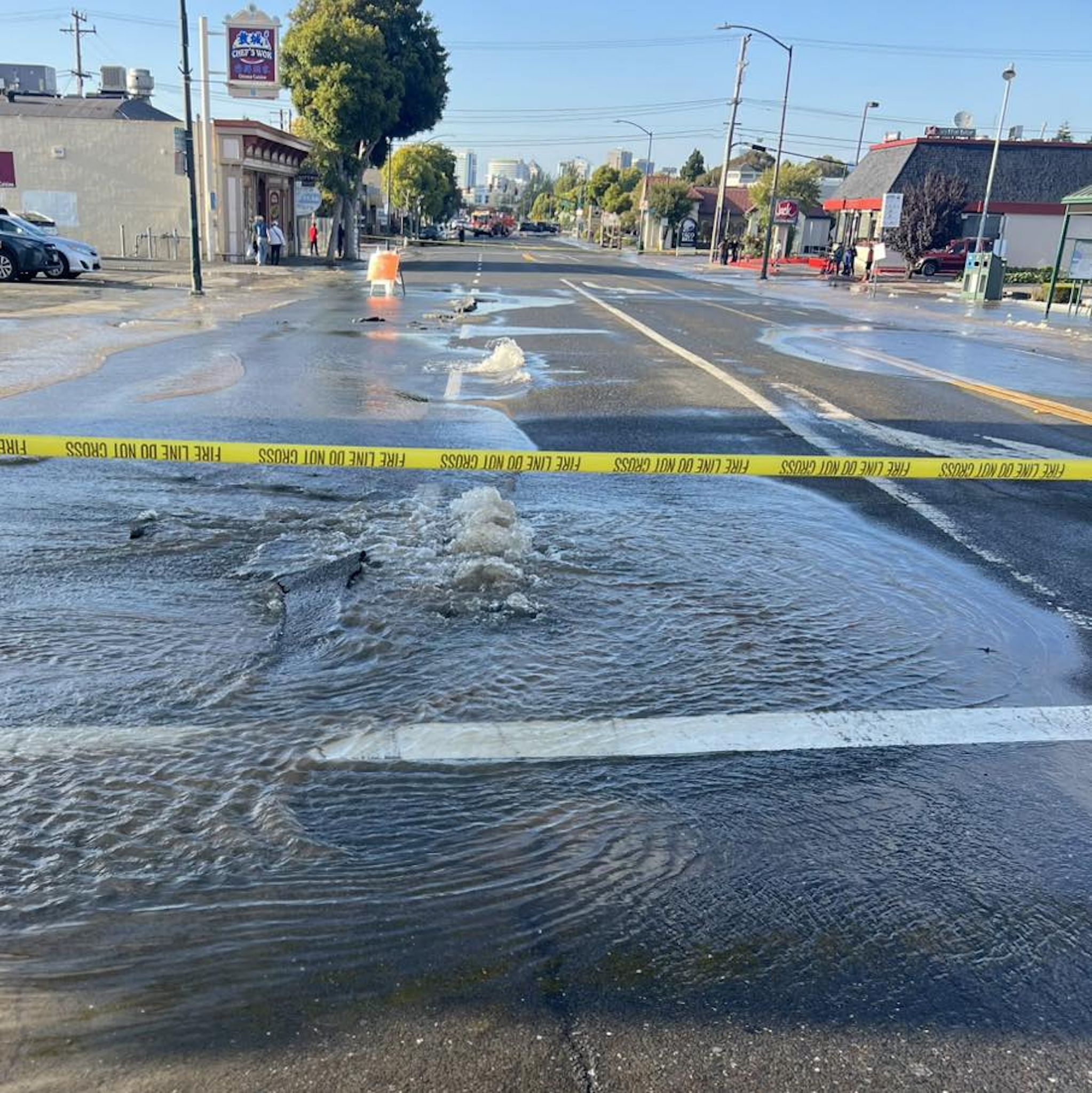 Alameda: Water Main Repaired; Crews Working To Fix Damage On Webster Street