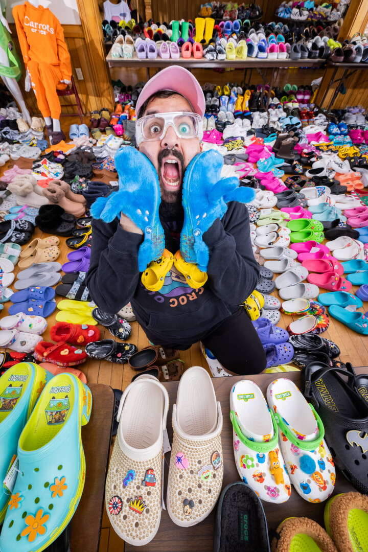 CT's 'Croc King' has a Guinness World Record – and nearly 4,000 Crocs