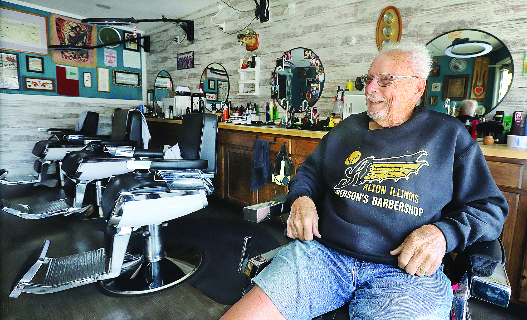 Alton barber Don Fletcher reflects on 66 years of cuts